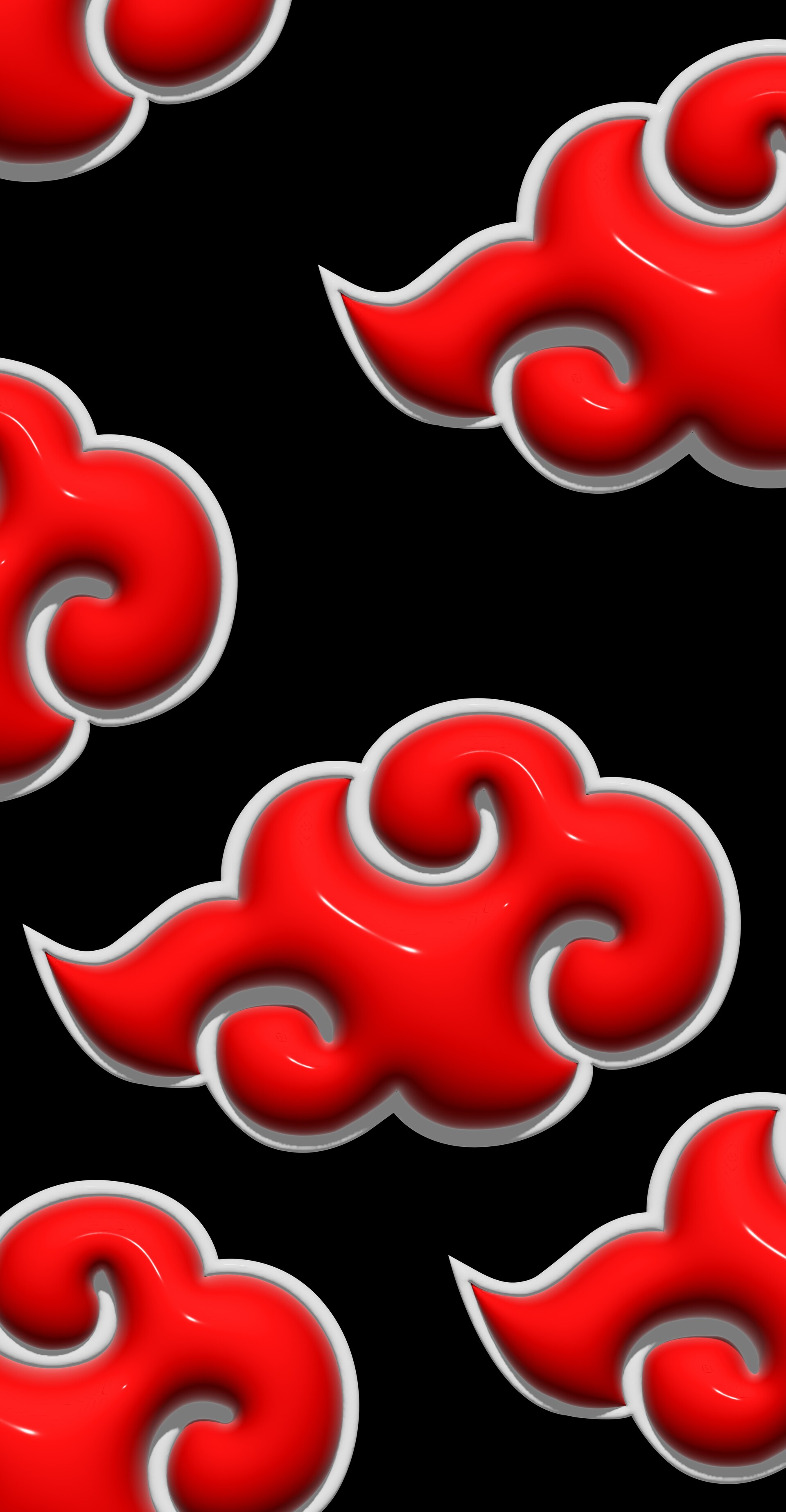 akatsuki cloud pattern wallpaper