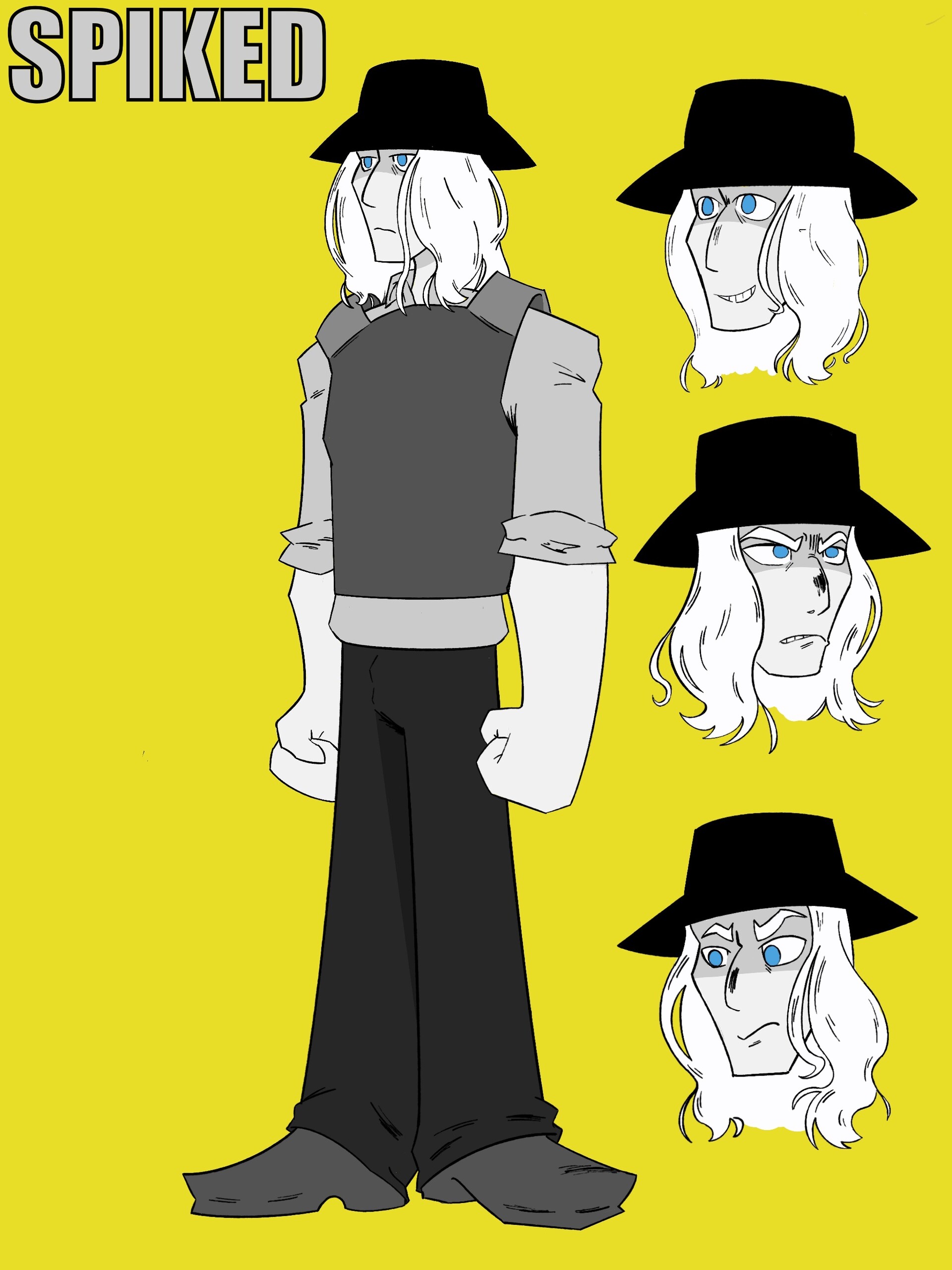 ArtStation - Merrick - Spiked character design process