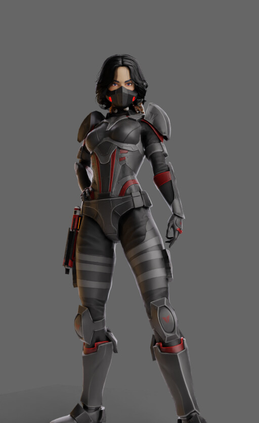 ArtStation - Future Female Soldier