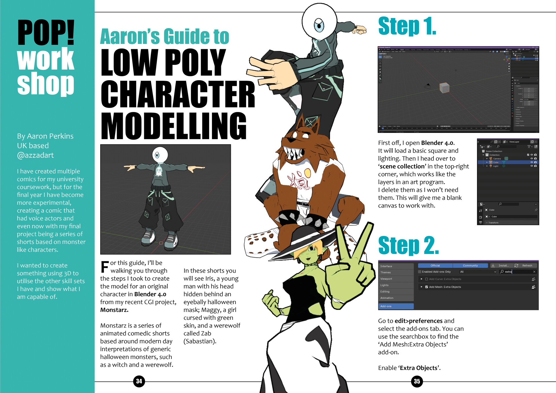 ArtStation - Workshop Spread Design