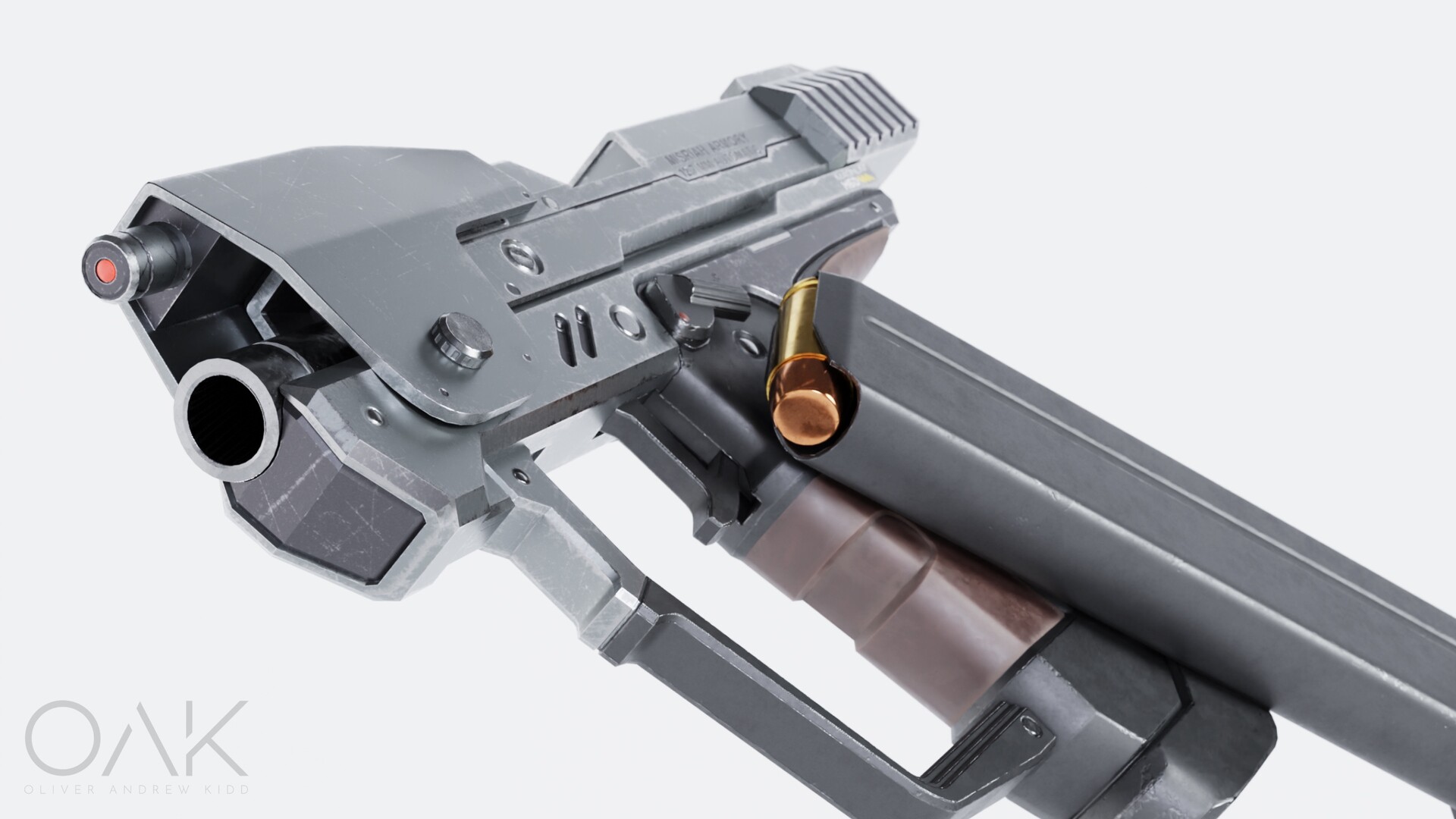 ArtStation - M6D Magnum Remaster (Halo CE)