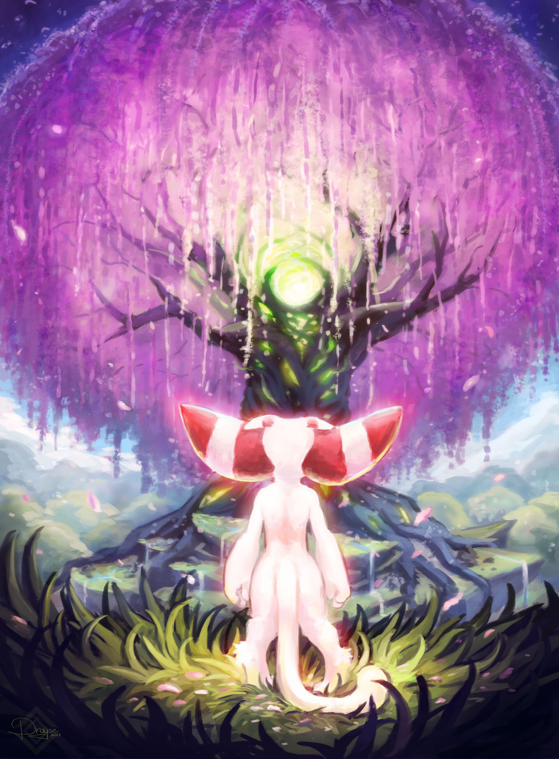 ArtStation - Spirit and the spirit tree