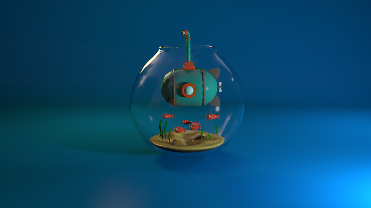 ArtStation - Submarine - 3D Modeling & Animation I Cinema 4D