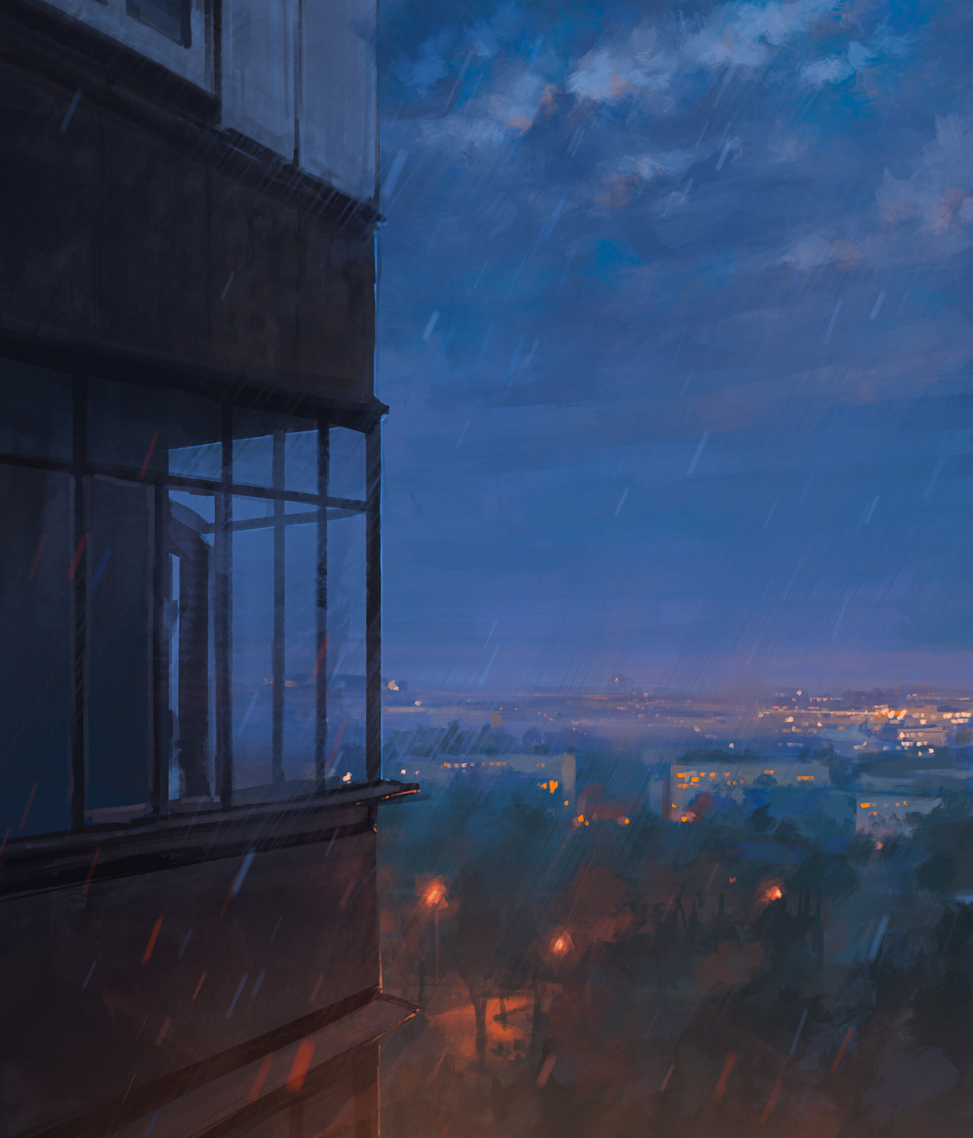 ArtStation - Evening city