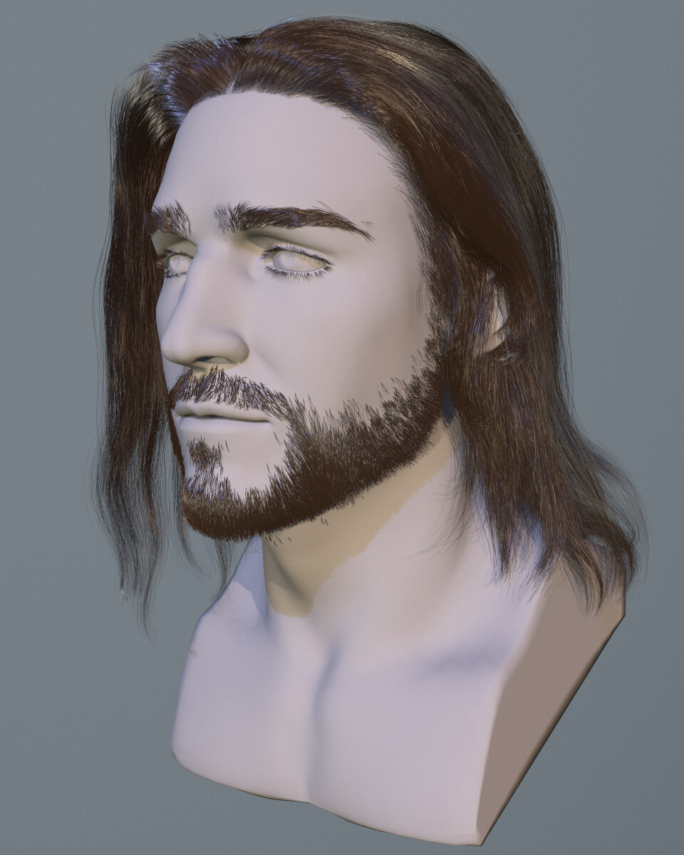 ArtStation - XGen hair practice