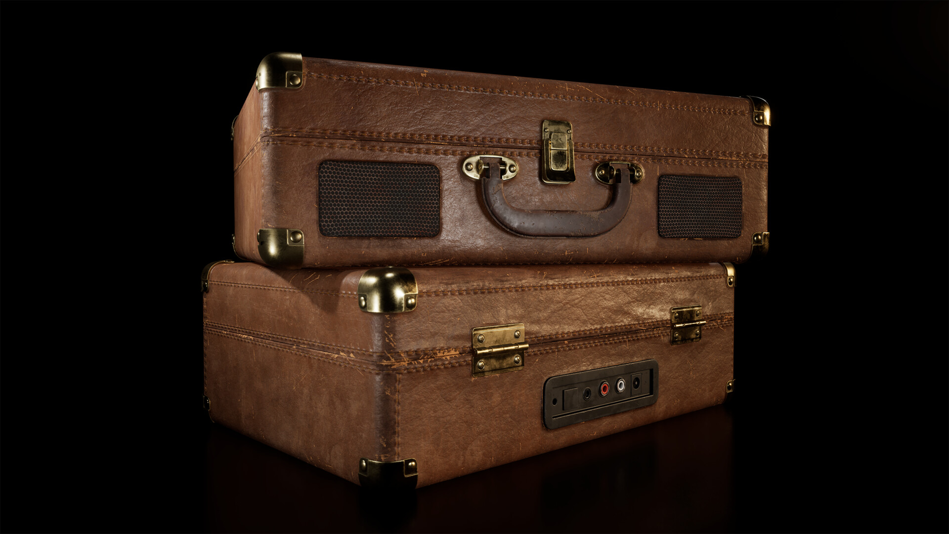 ArtStation - Suitcase Record Player