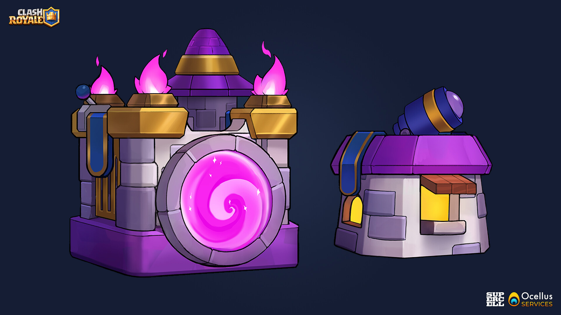 Ocellus - SERVICES - Clash Royale - Squad Busters Tower Skin