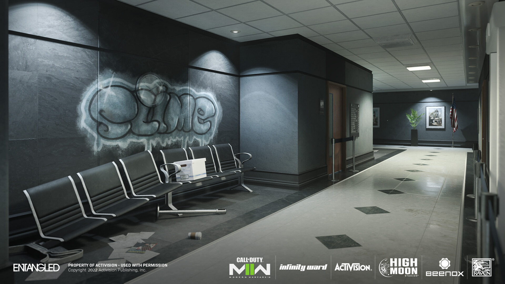ENTANGLED Studio - In-game Level Art for Call of Duty MW2
