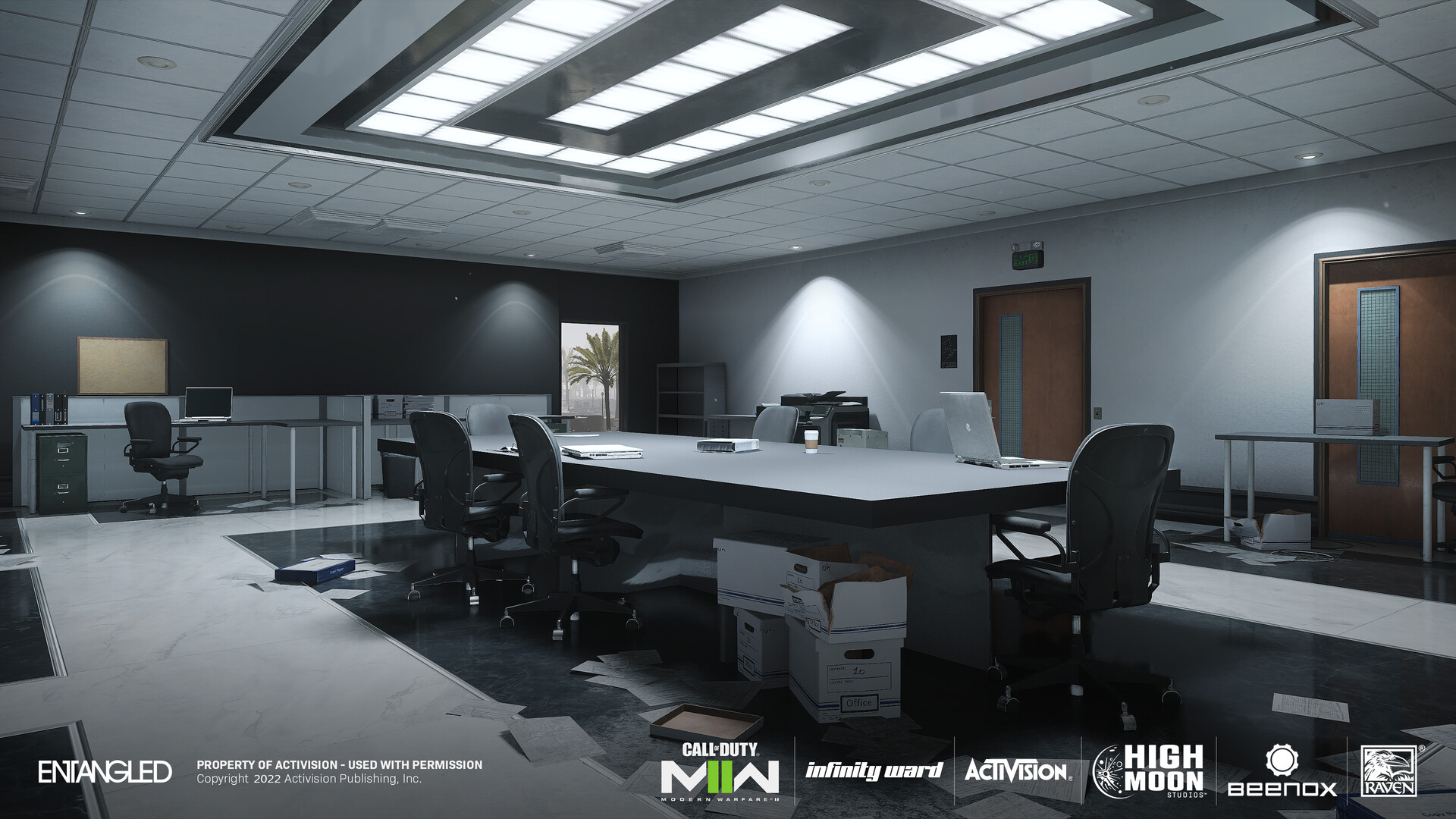 ENTANGLED Studio - In-game Level Art for Call of Duty MW2