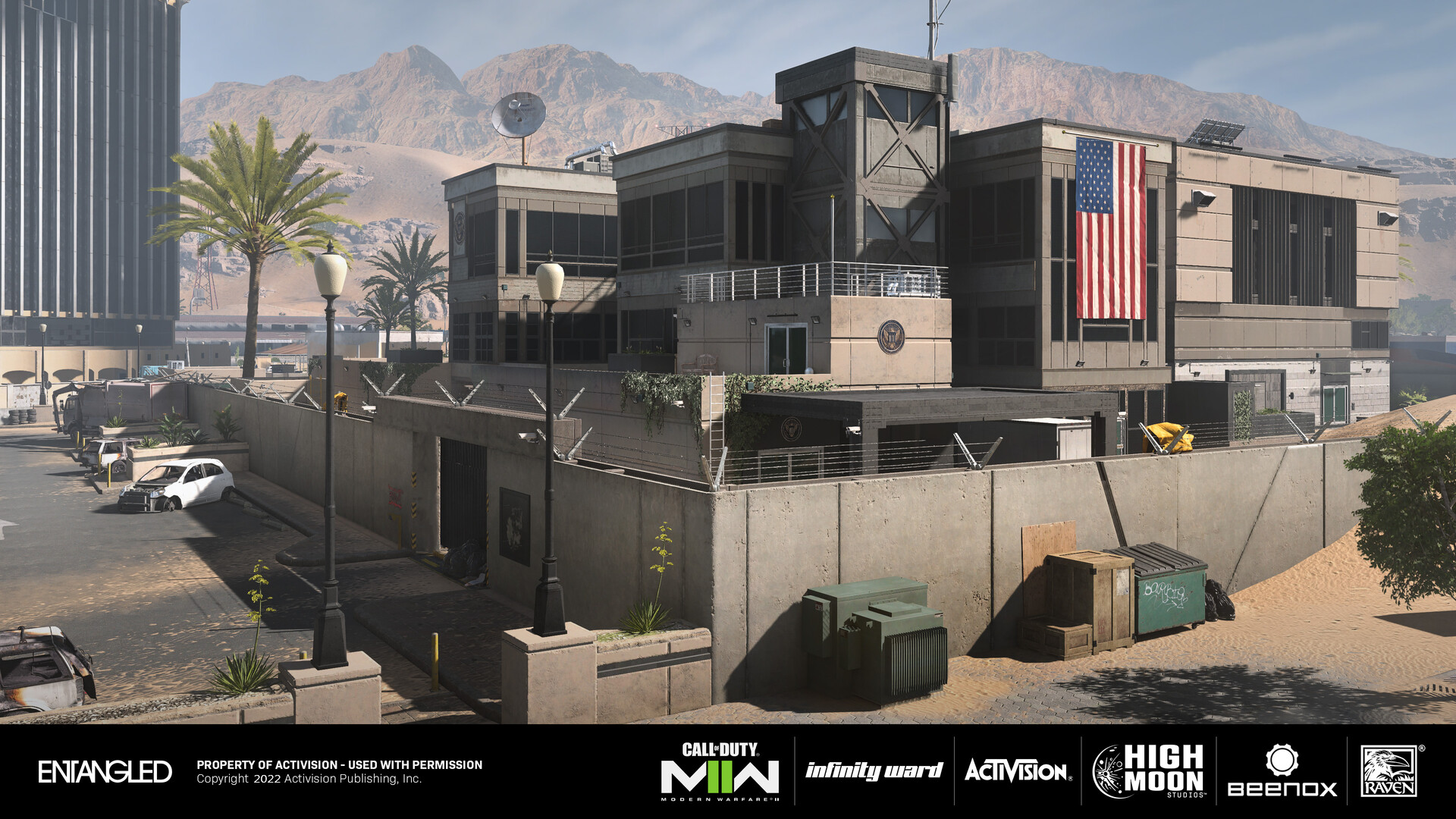 ENTANGLED Studio - In-game Level Art for Call of Duty MW2