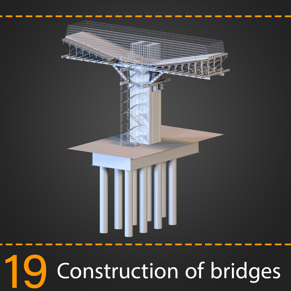 ArtStation - 19-Construction of bridges-Kitbash