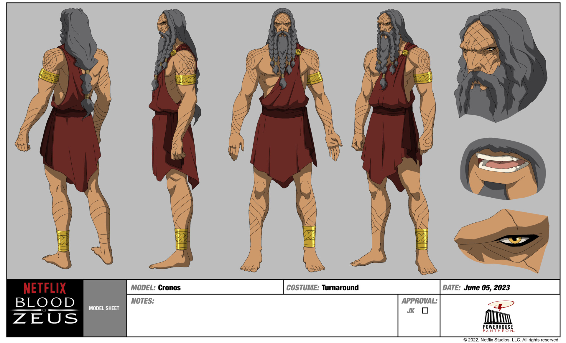 Steven-Wayne Ellison - Blood of Zeus Season 2 : Cronos Character Design