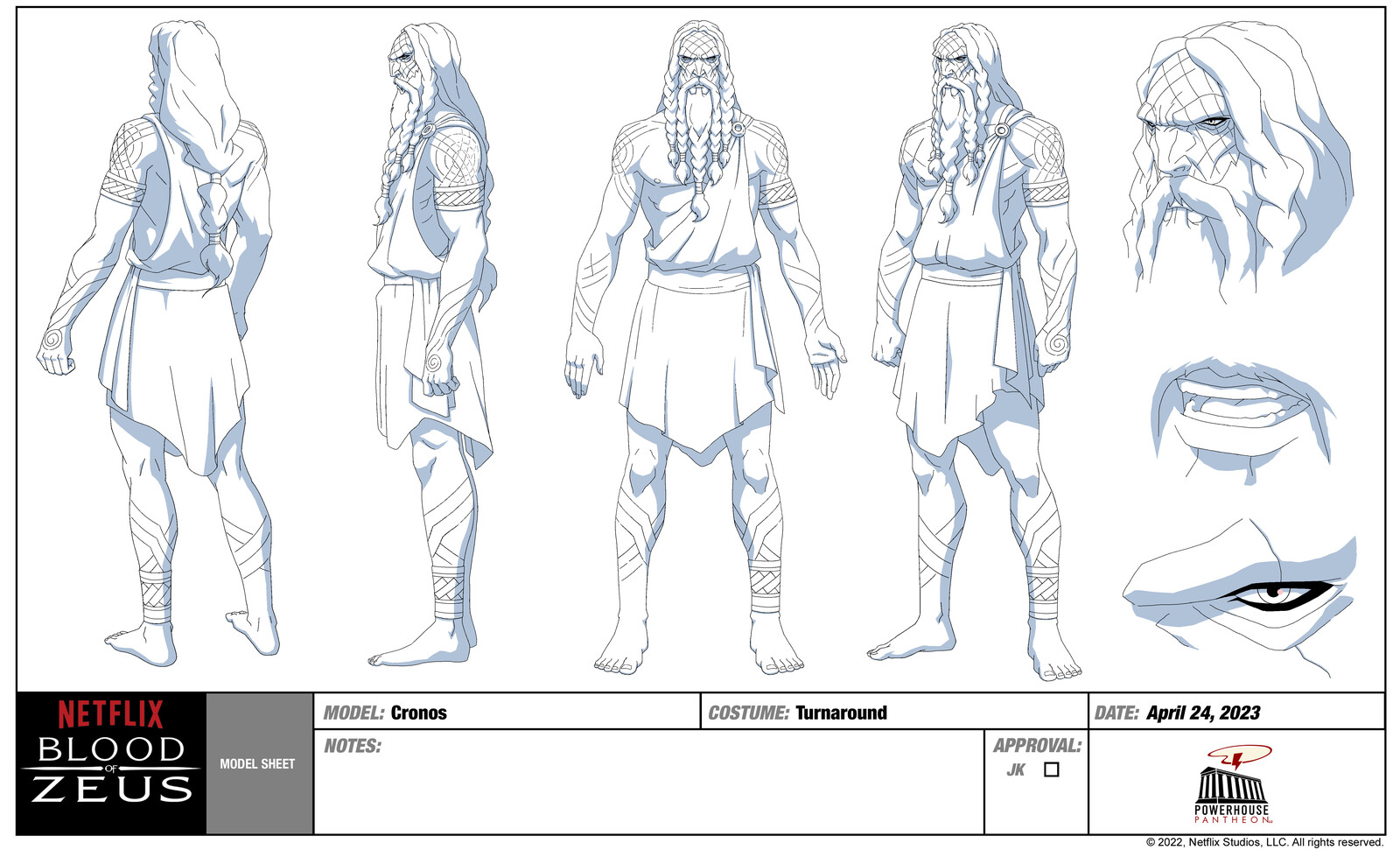 Steven-Wayne Ellison - Blood of Zeus Season 2 : Cronos Character Design