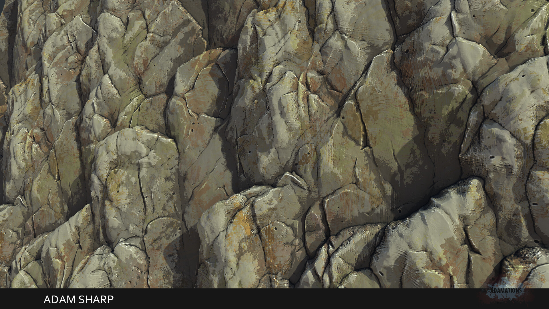 Adam sharp - Stylised Cliff Material