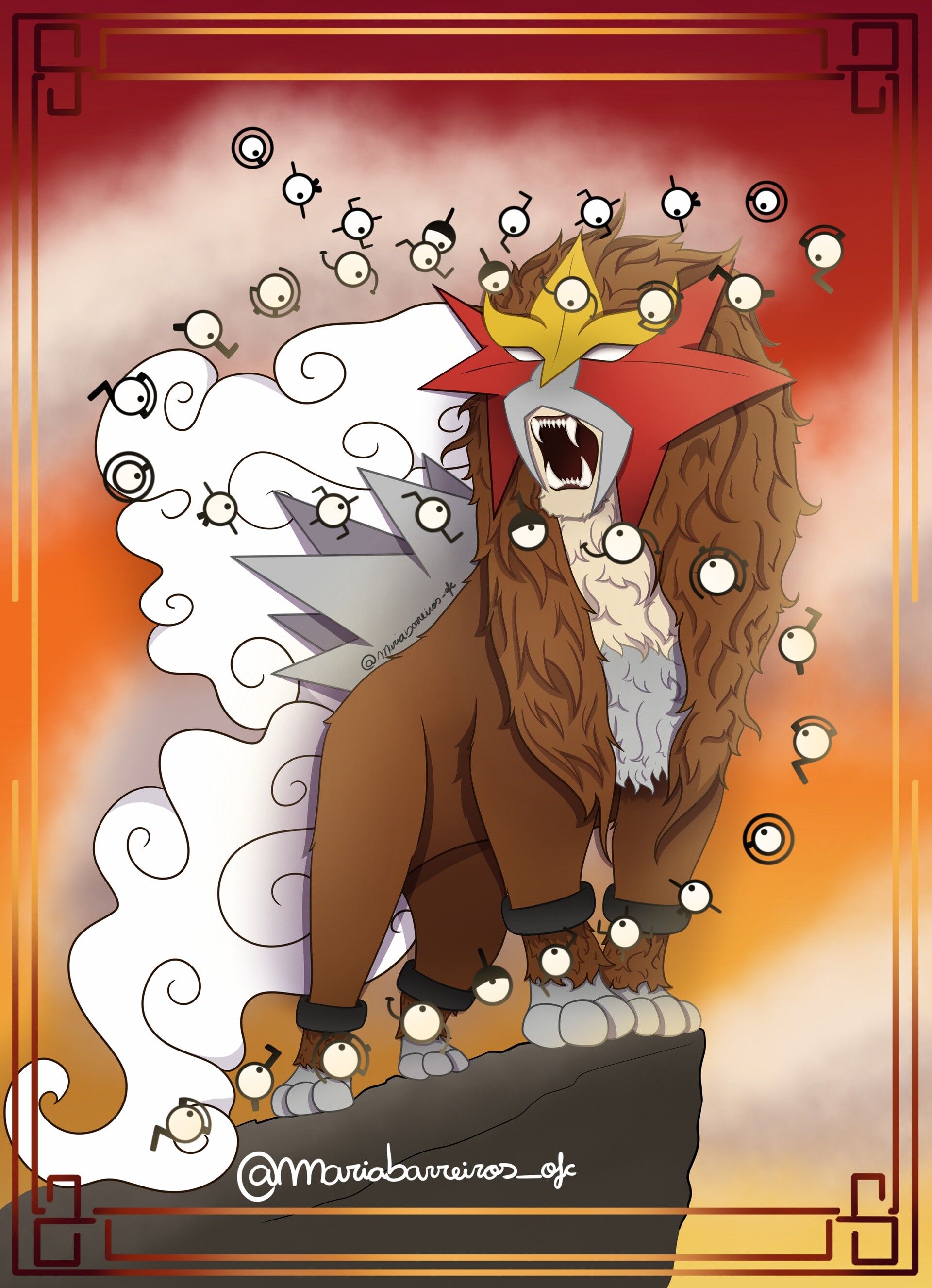 Entei Pokemon Google Search Pokemon Entei Pokemon Entei Projects