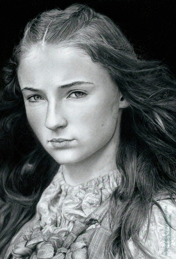 ArtStation - Sansa Stark Drawing