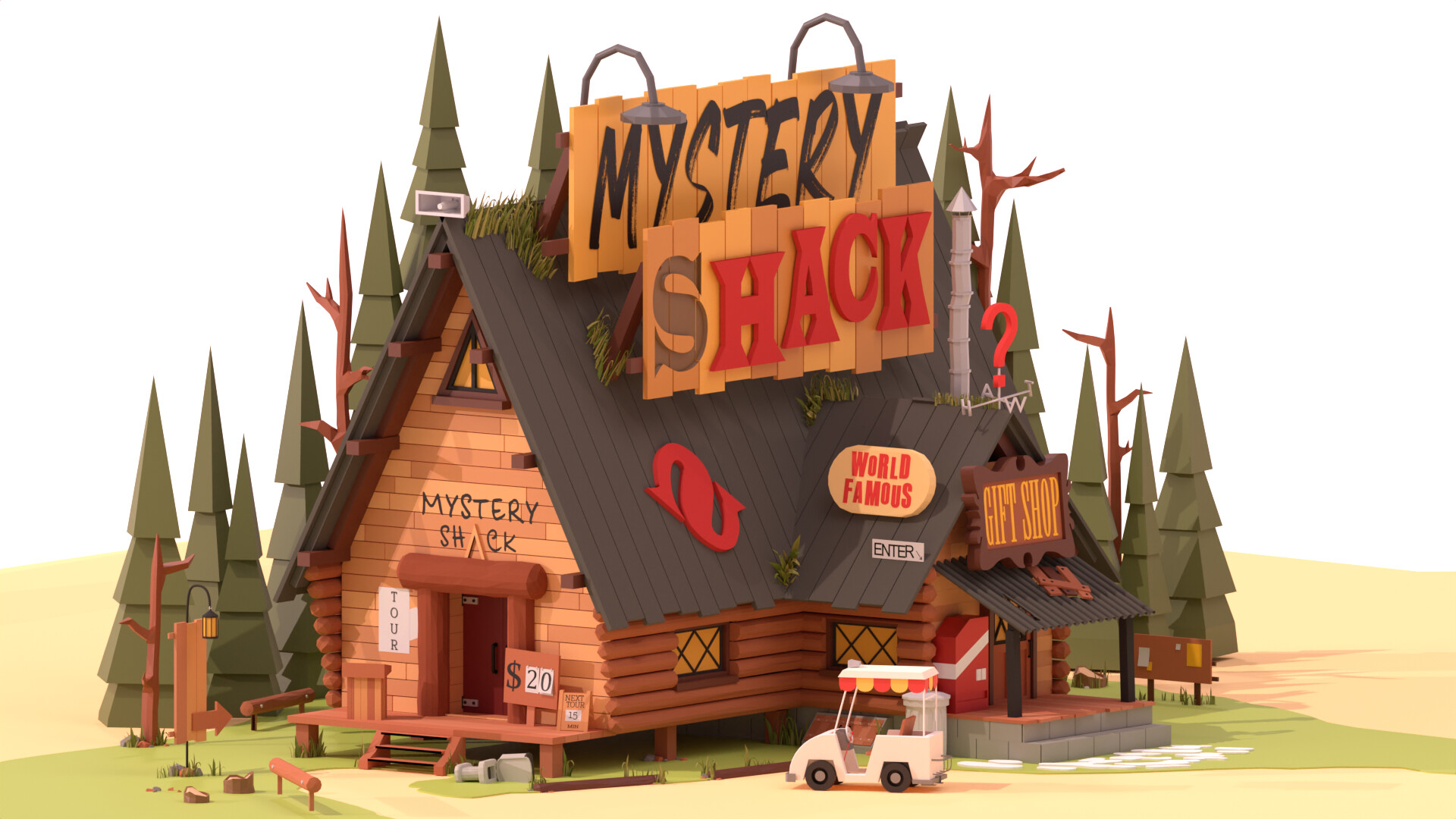 ArtStation - Mystery Shack