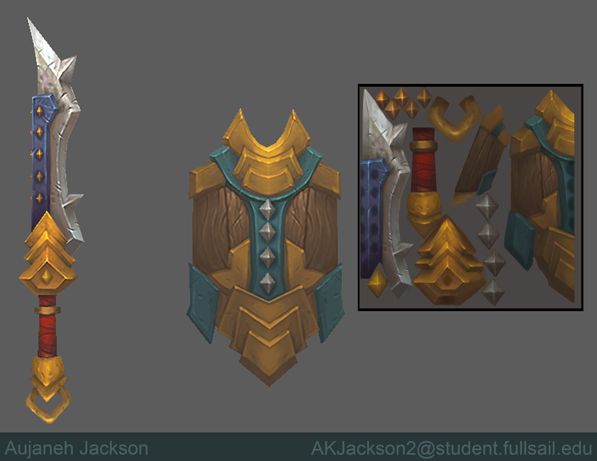 ArtStation - Stylized Hand Painted Textures - World of Warcraft Style