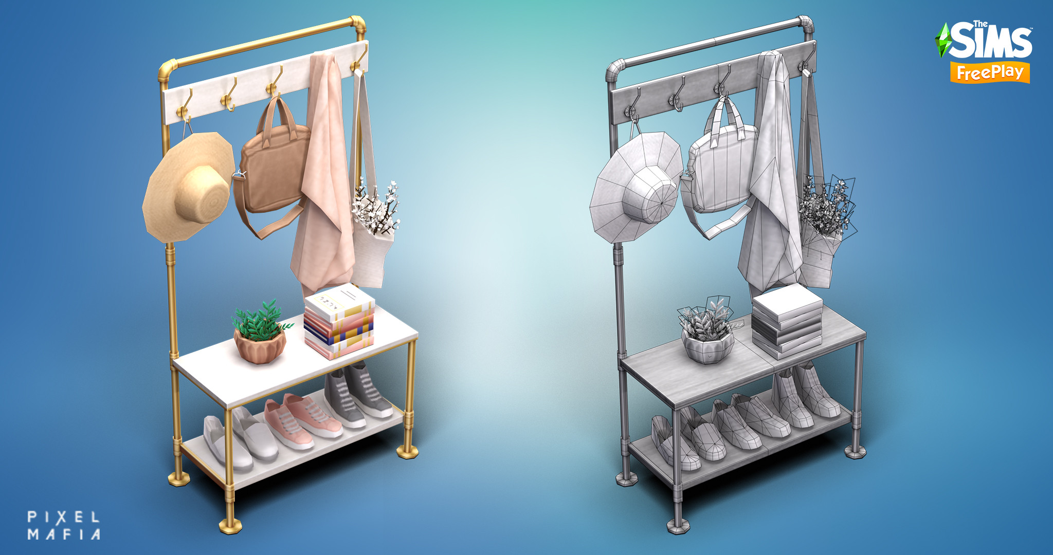 PIXEL MAFIA - SIMS Freeplay – Travel Set