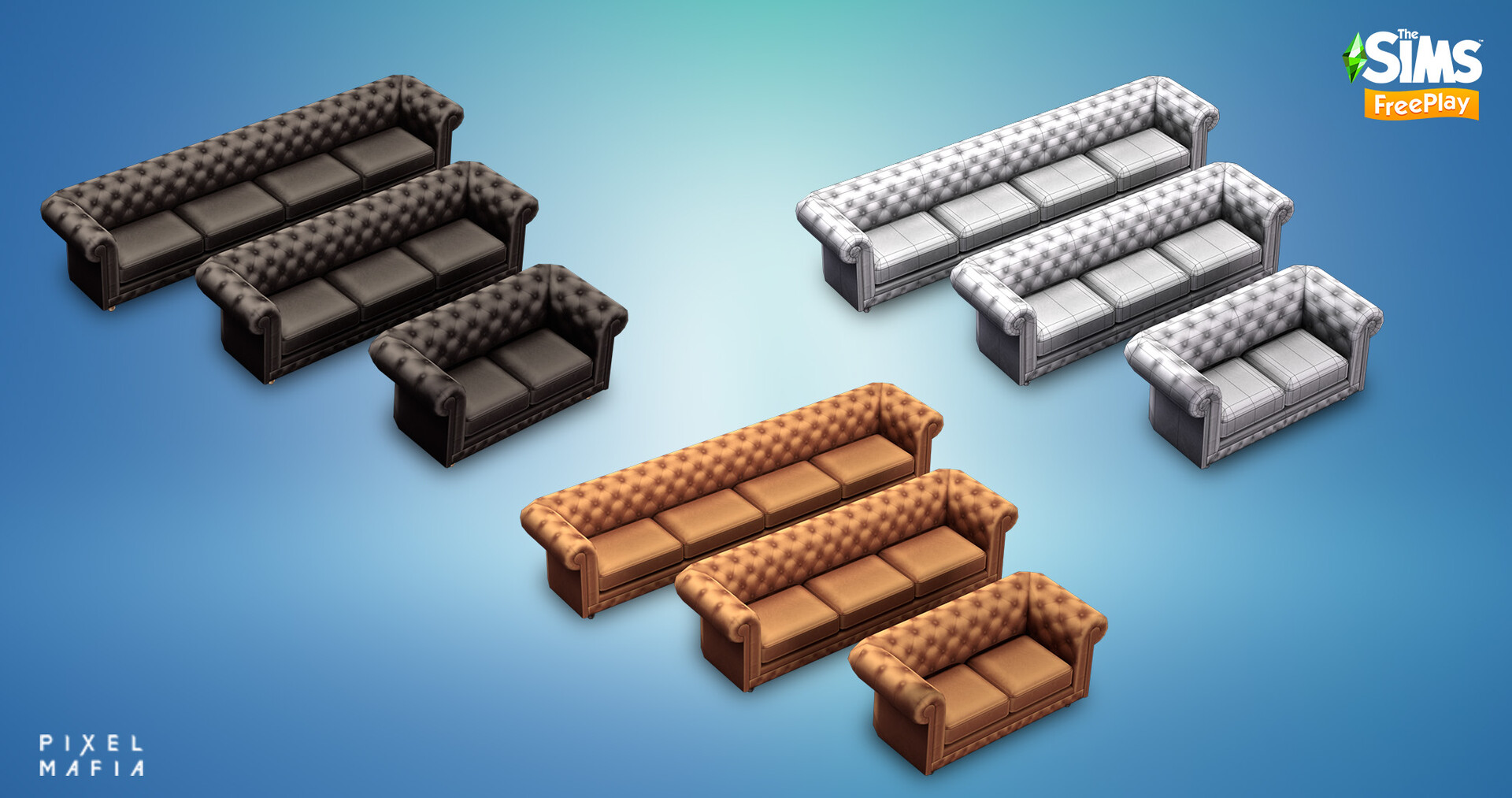 PIXEL MAFIA - SIMS Freeplay – Industrial Set