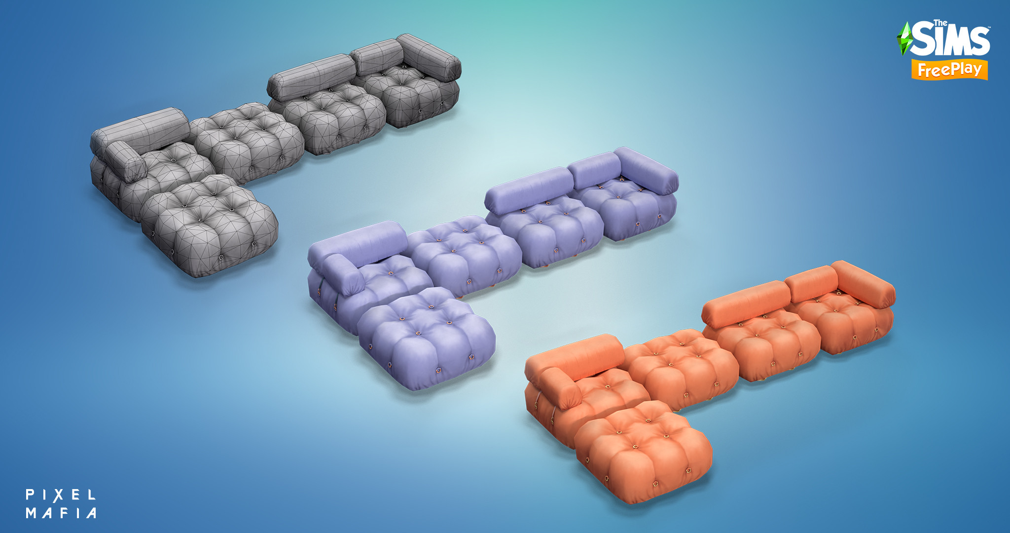 PIXEL MAFIA - SIMS Freeplay – Pastel Set
