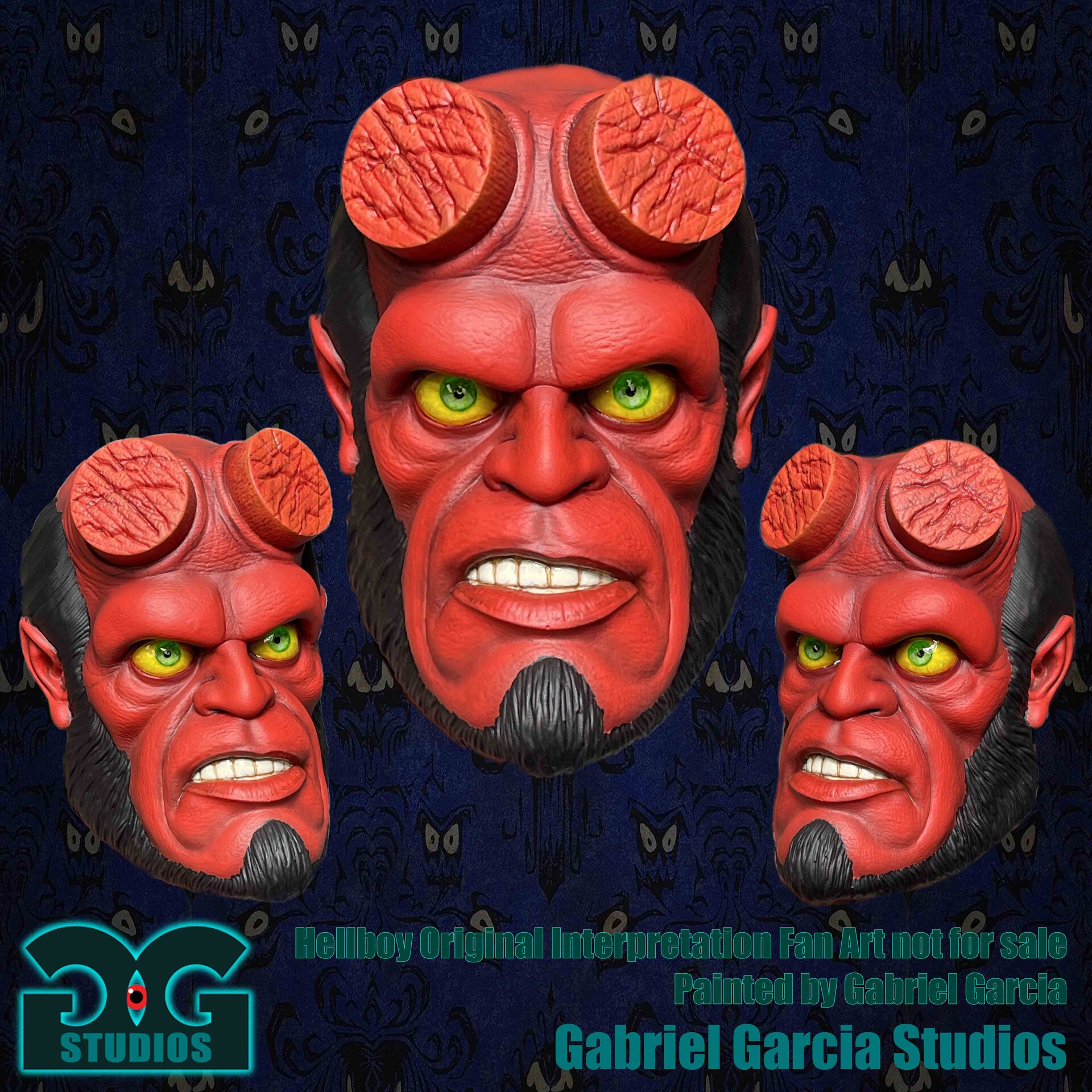 ArtStation - Hellboy Portrait Fan Art