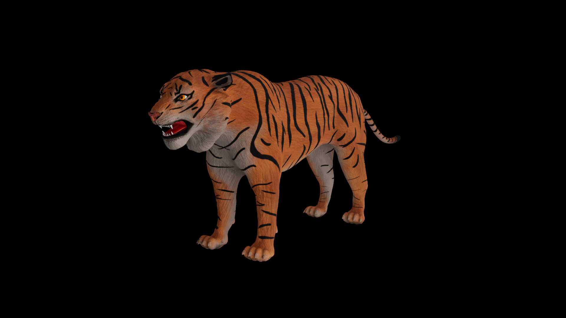 ArtStation - Tiger Grayscale