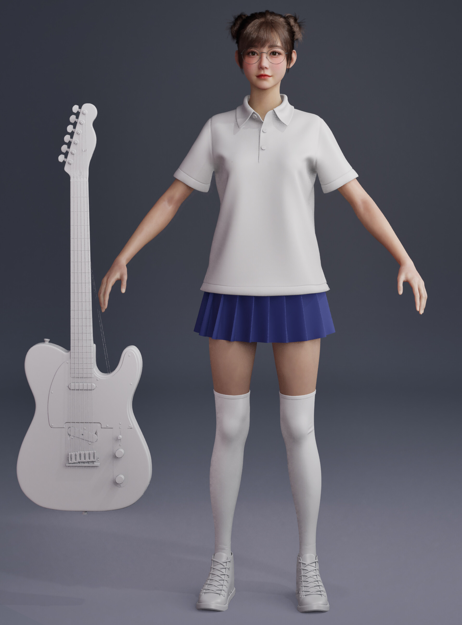 Soo Hwang - qwer 캐릭터 제작중