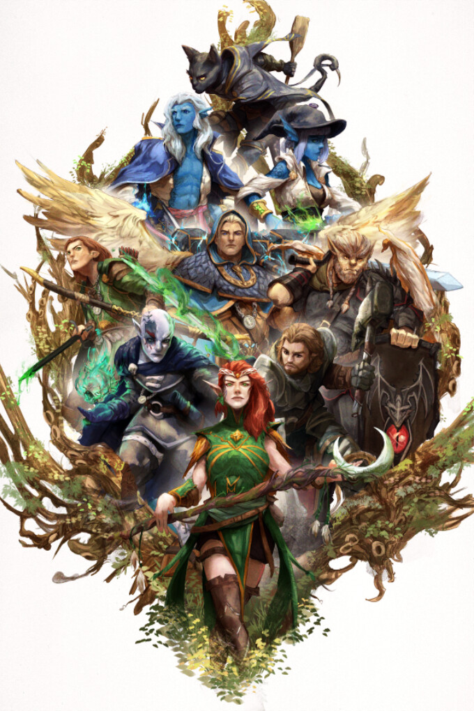 ArtStation - DnD New Group Commission
