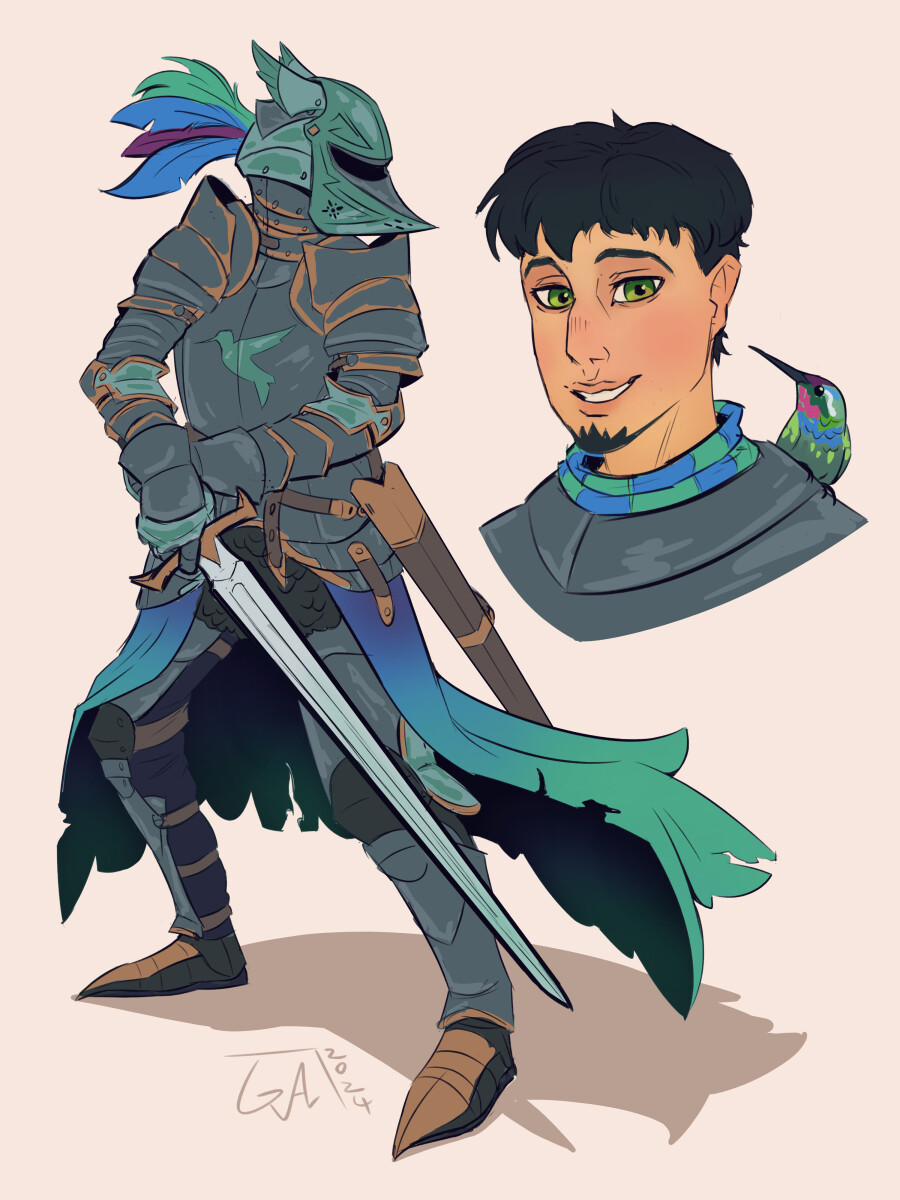 ArtStation - Humming Bird Knight
