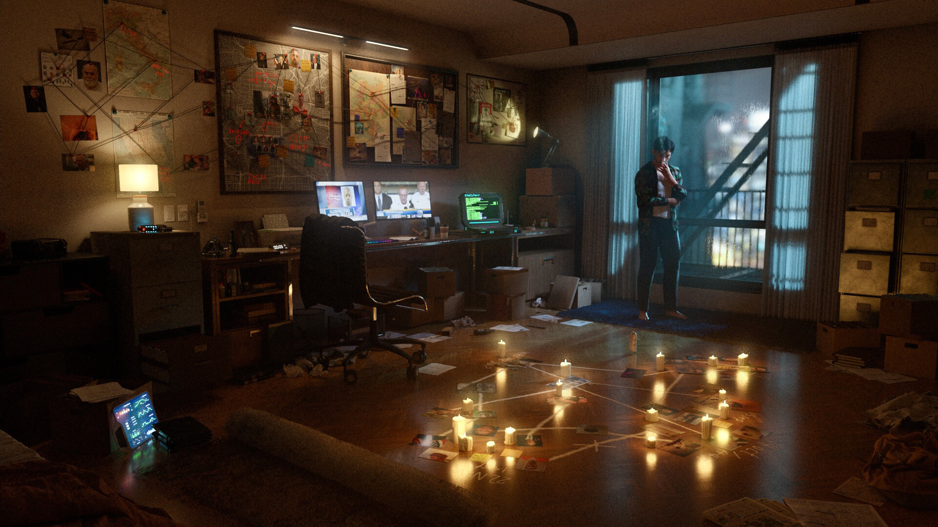 ArtStation - Detective story: Bedroom