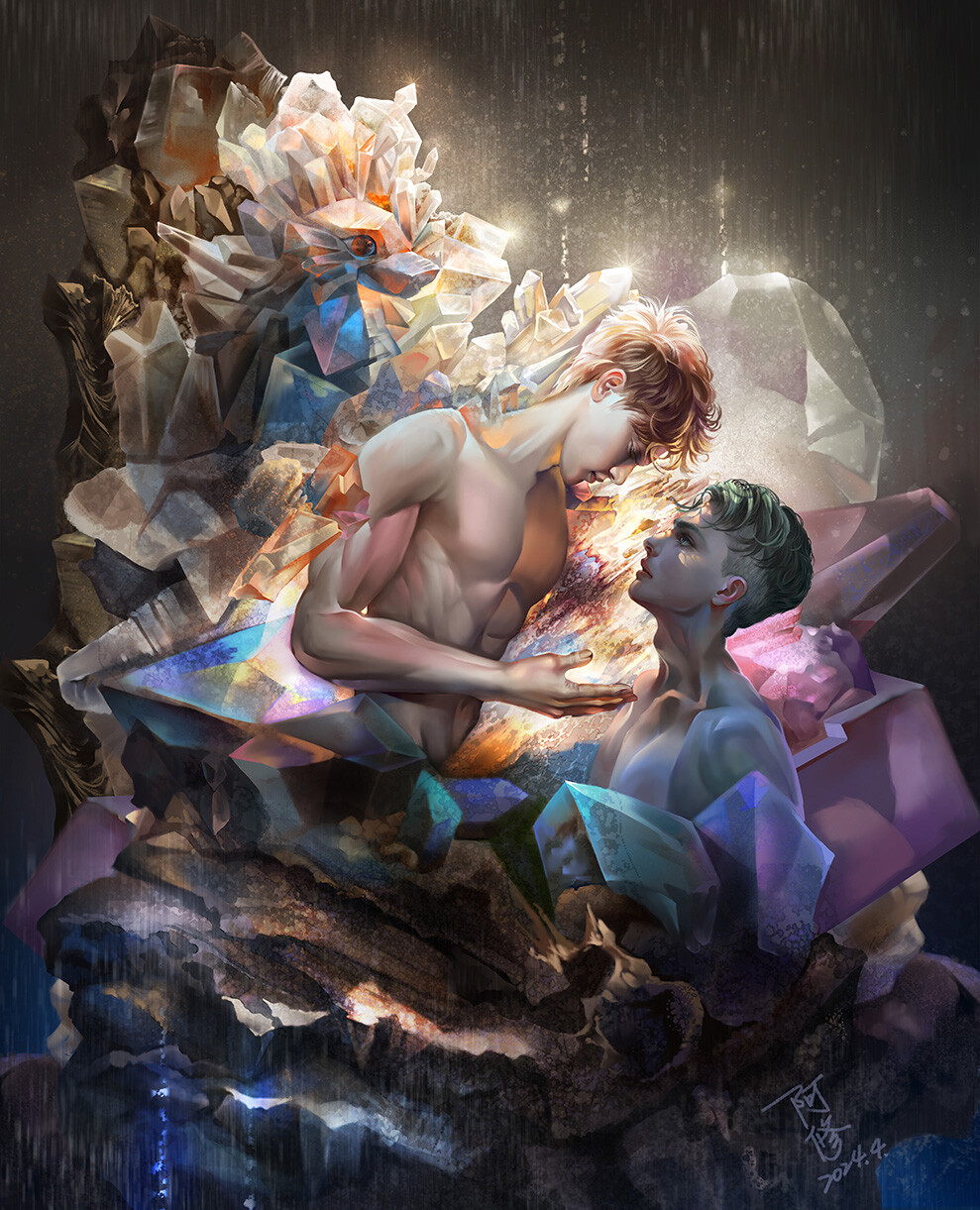 ArtStation - Dragon of Crystals