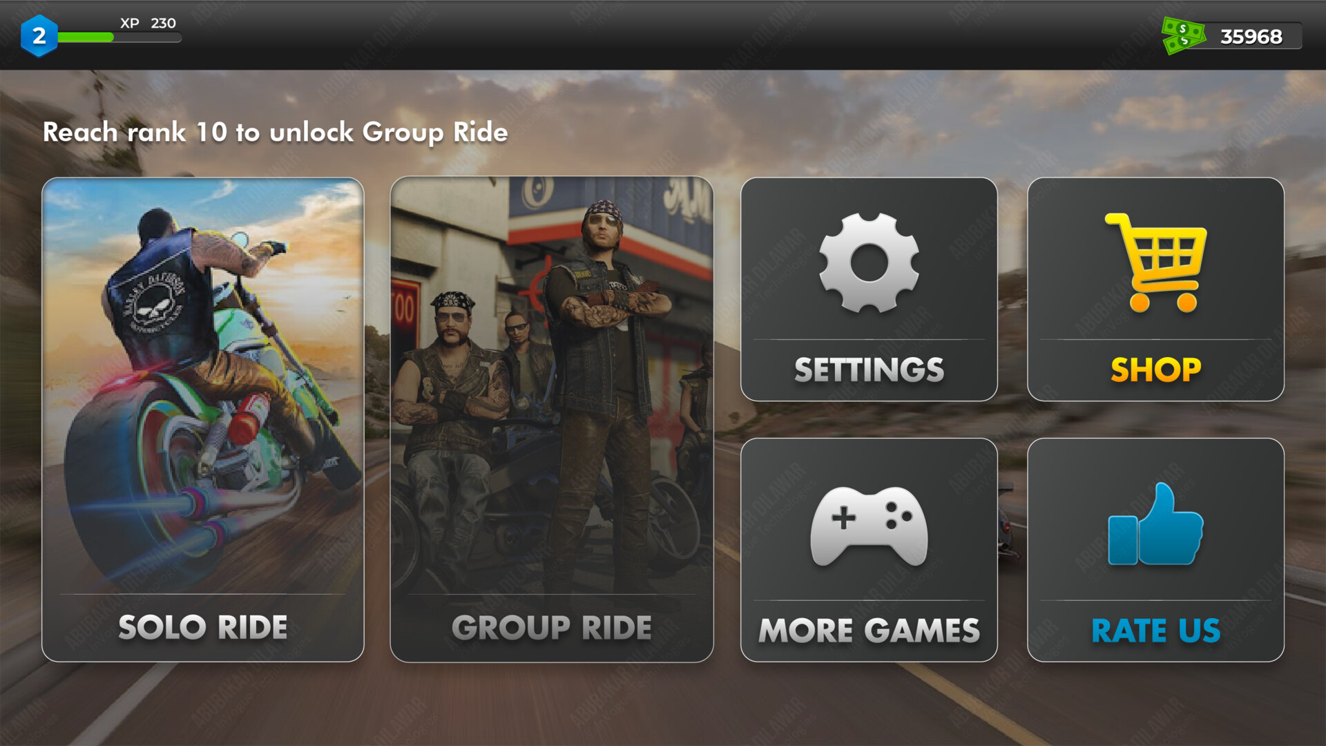 ArtStation - Motorcycle ride game