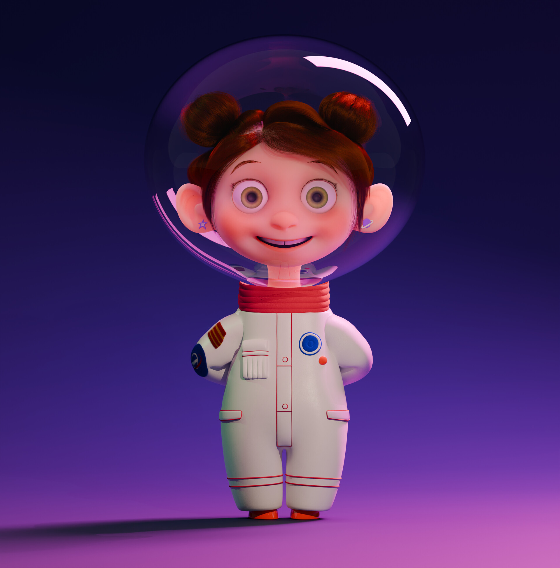 ArtStation - Space traveler Stylized Character