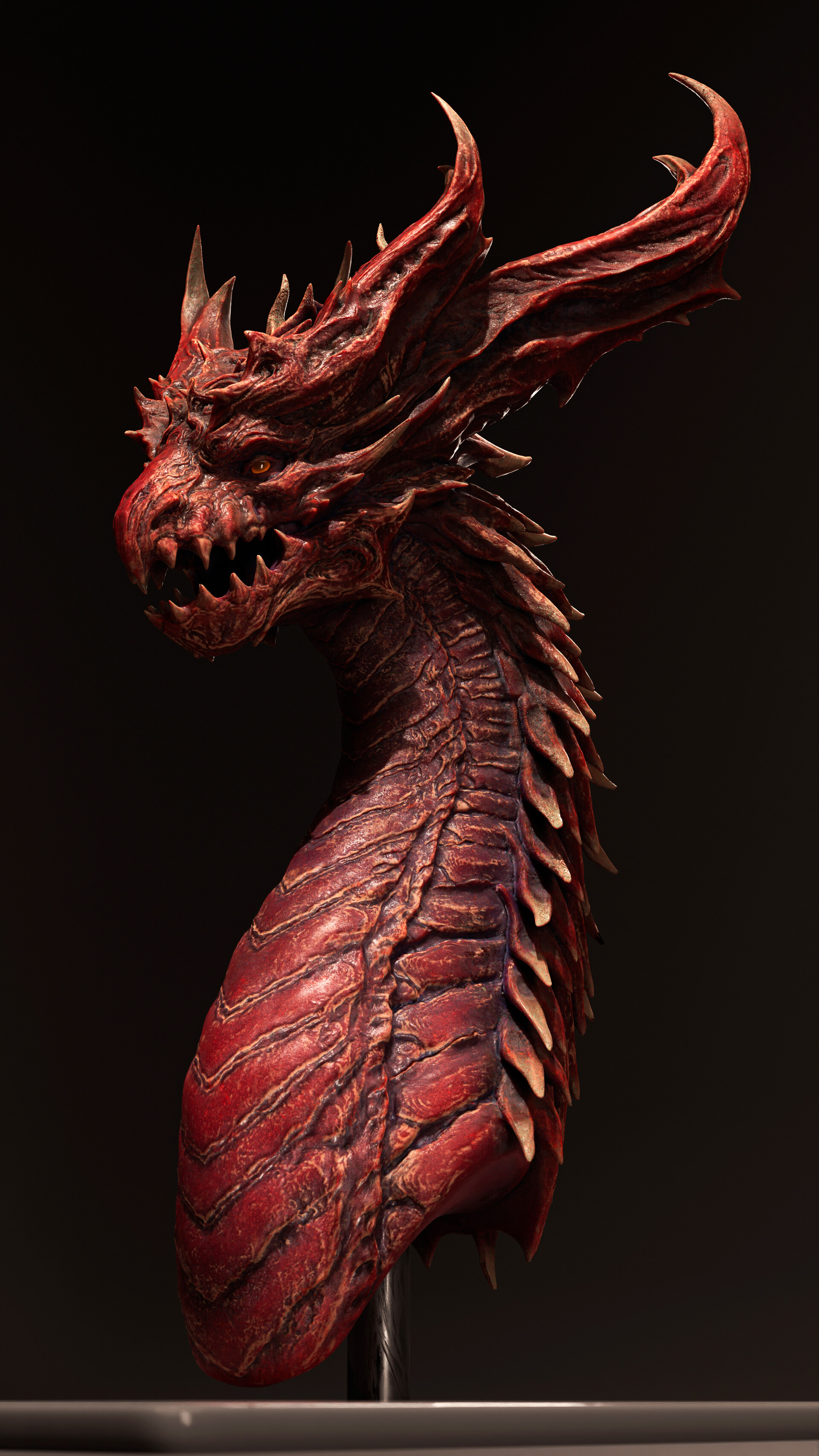 Gino L. Kölling - Red Dragon - Concept Model