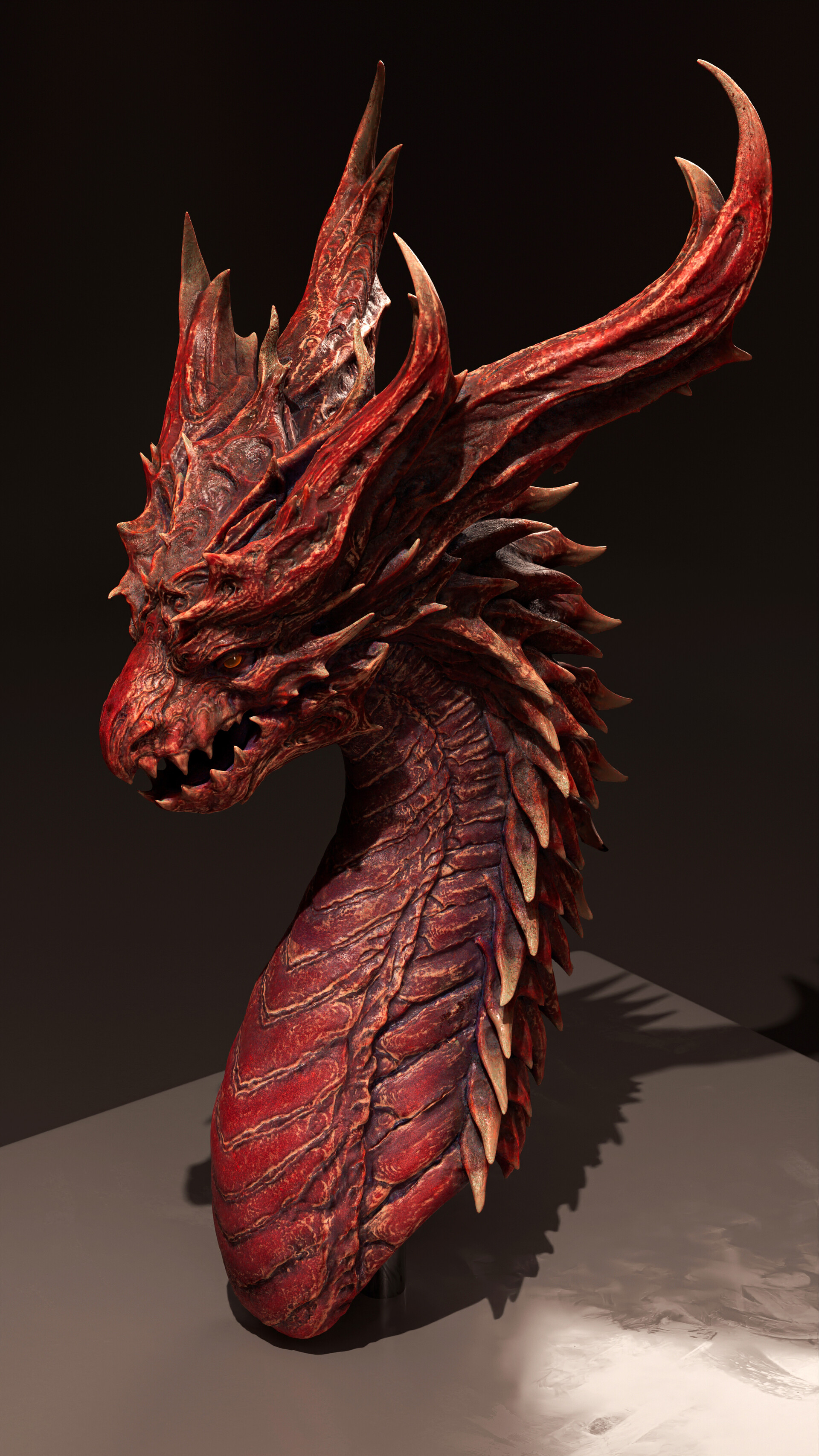 Gino L. Kölling - Red Dragon - Concept Model