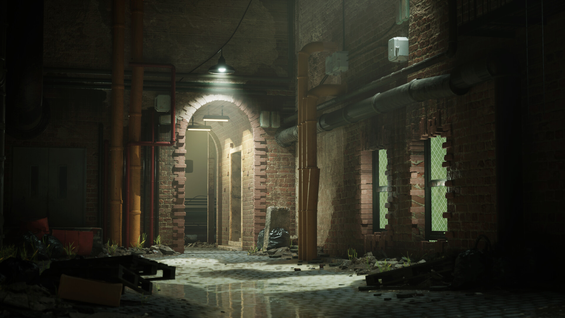 ArtStation - Abandoned Alley