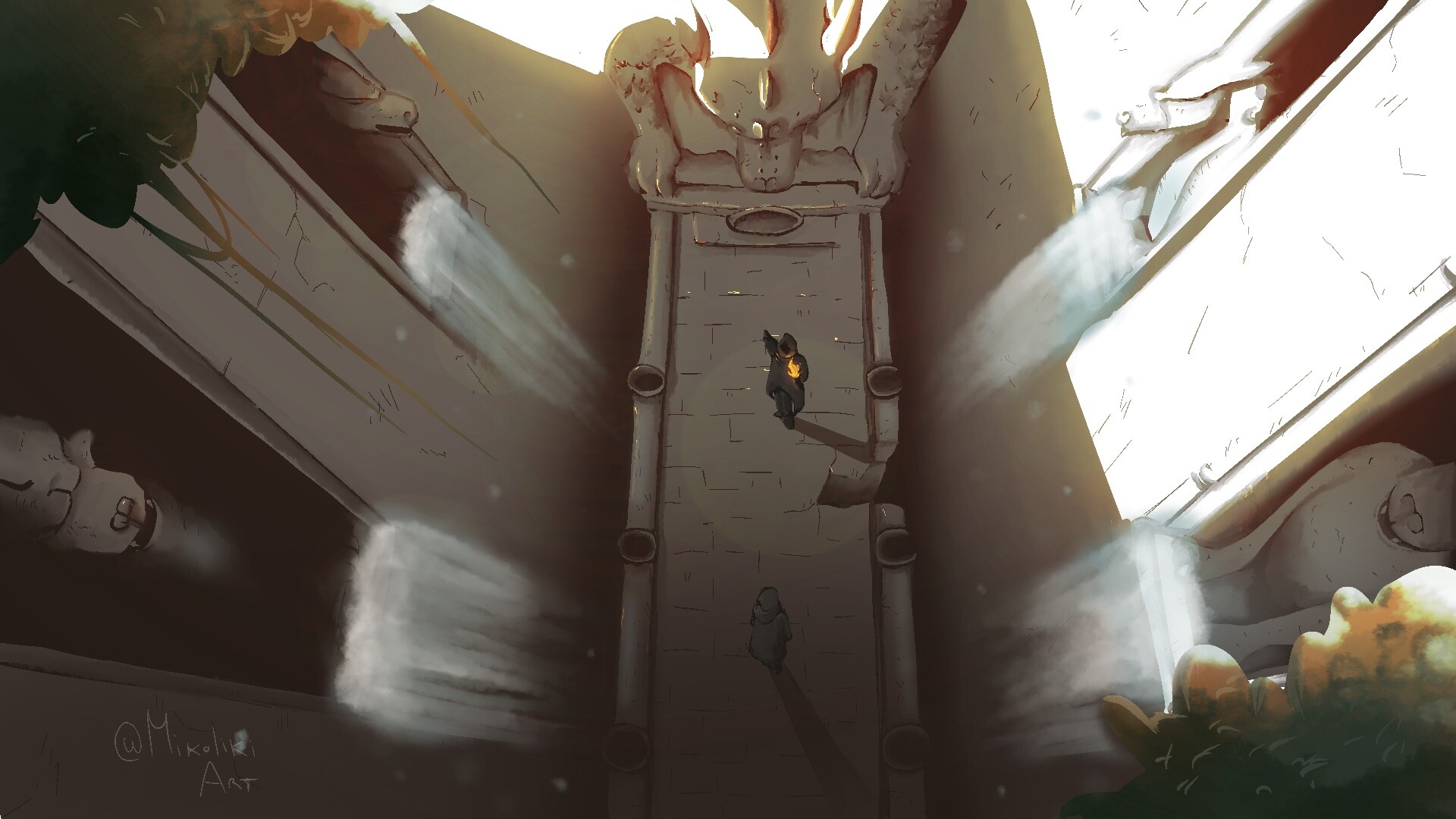 ArtStation - Deep into the ruins ~ Concept Art Study