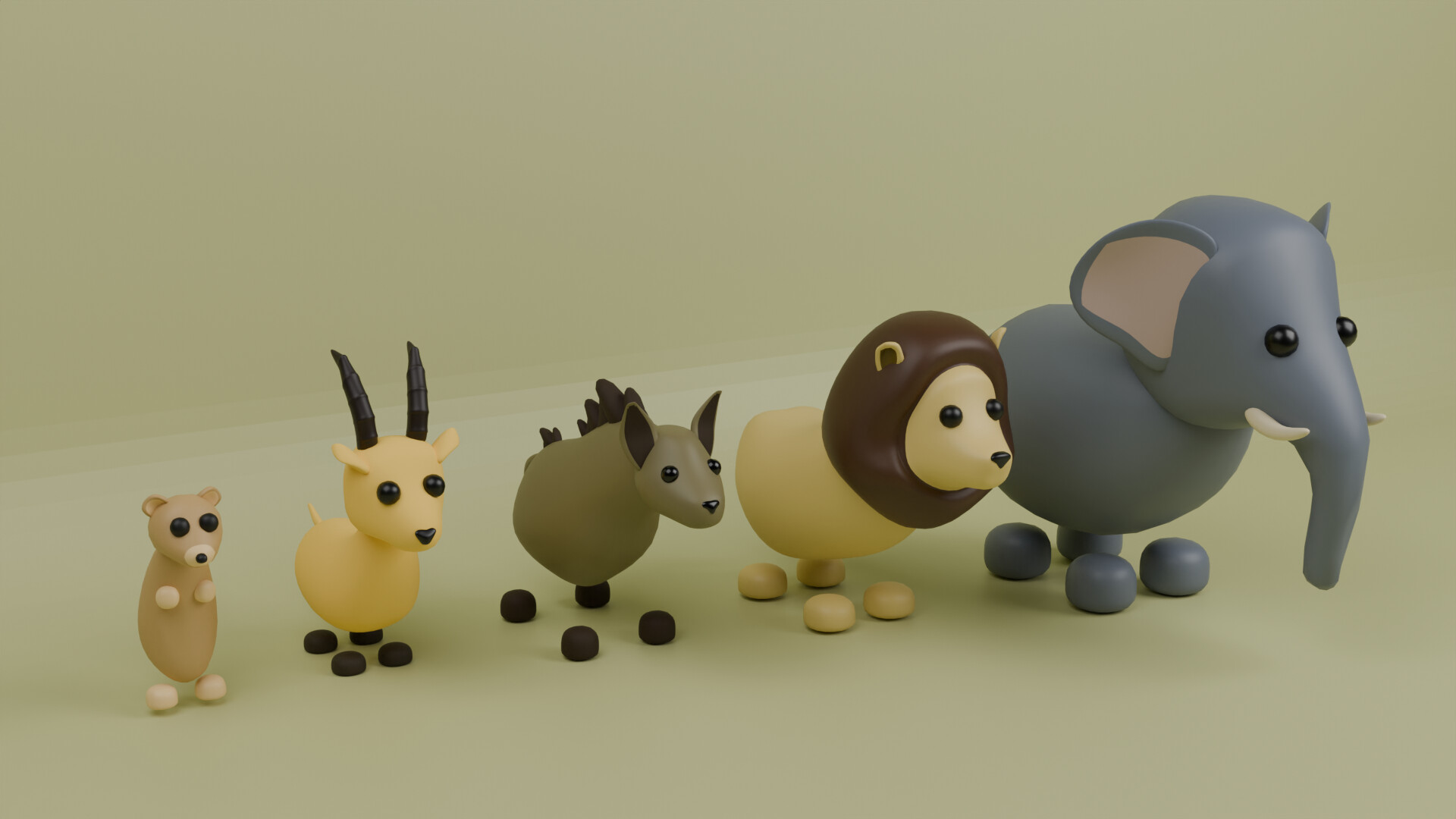 ArtStation - Mid Poly Pets