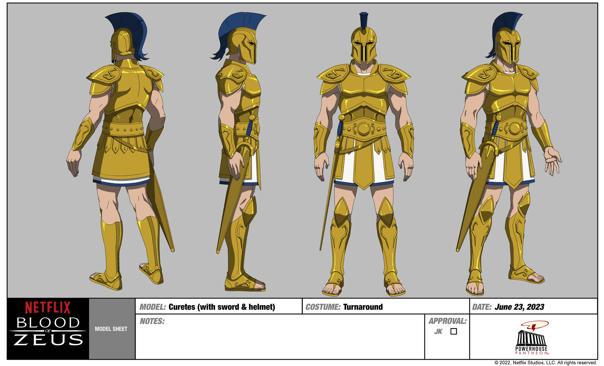 Steven-Wayne Ellison - Blood of Zeus Season 2 : Curetes Character Designs