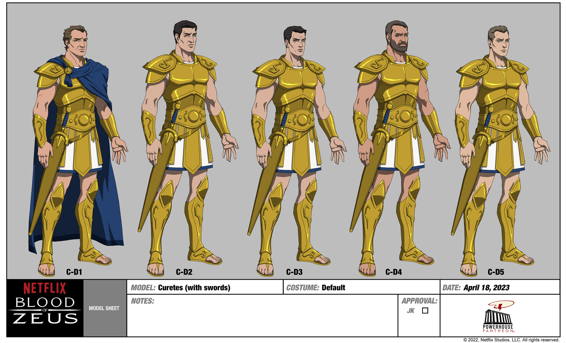 Steven-Wayne Ellison - Blood of Zeus Season 2 : Curetes Character Designs