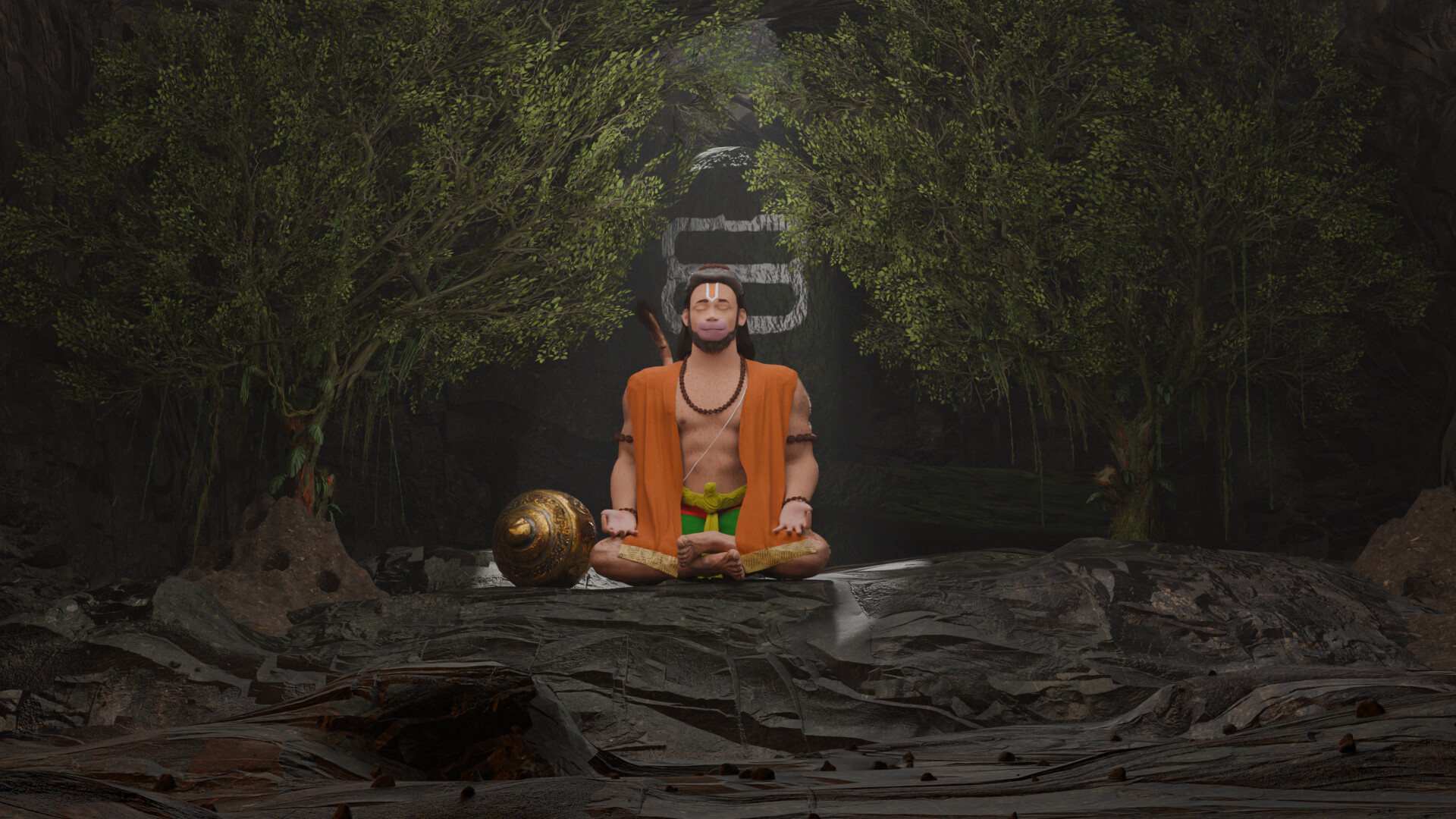 ArtStation - Lord Hanuman animation