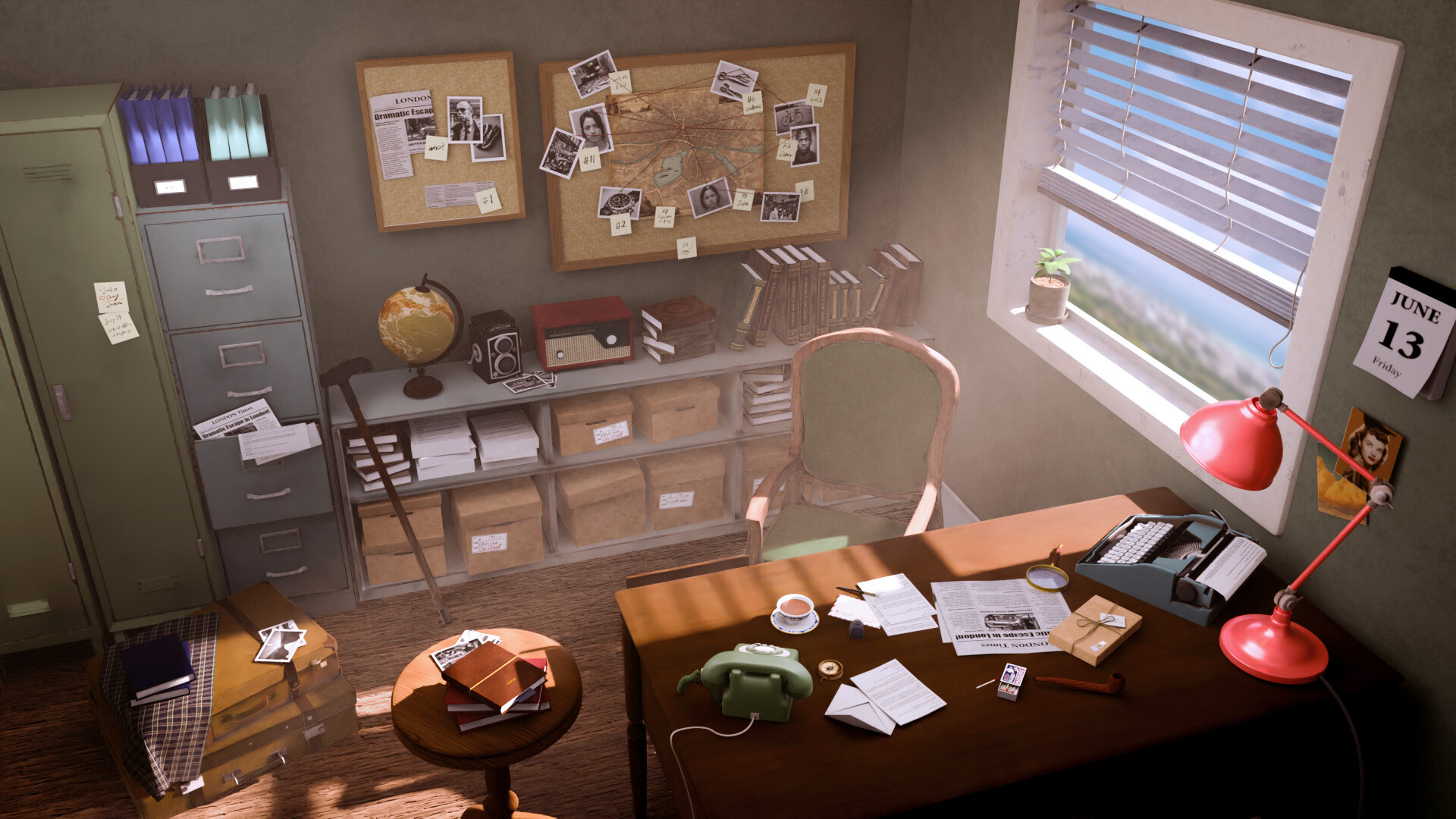 ArtStation - Detective's room
