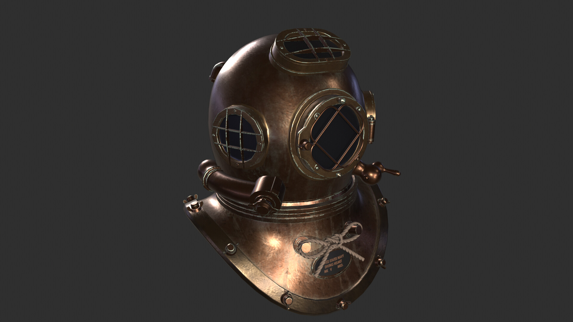 ArtStation - Diving Helmet