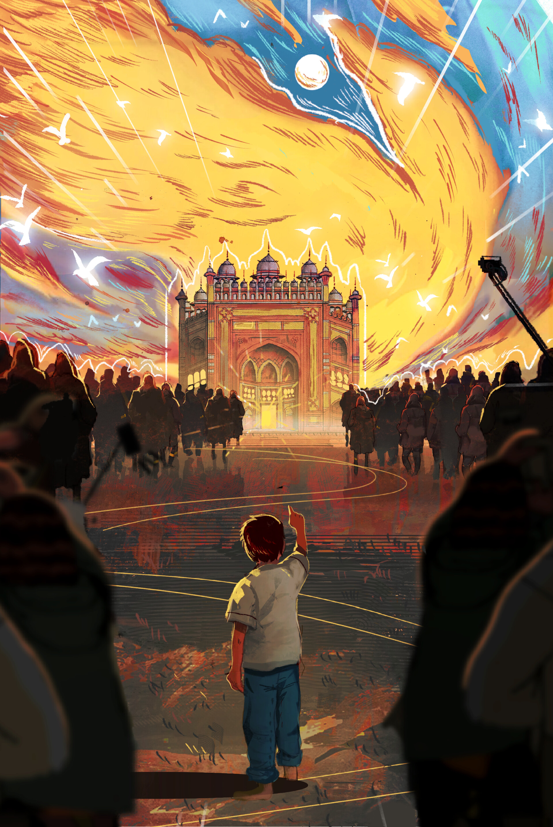 ArtStation - Heritage Hustlers- illustration for Caravan Magazine