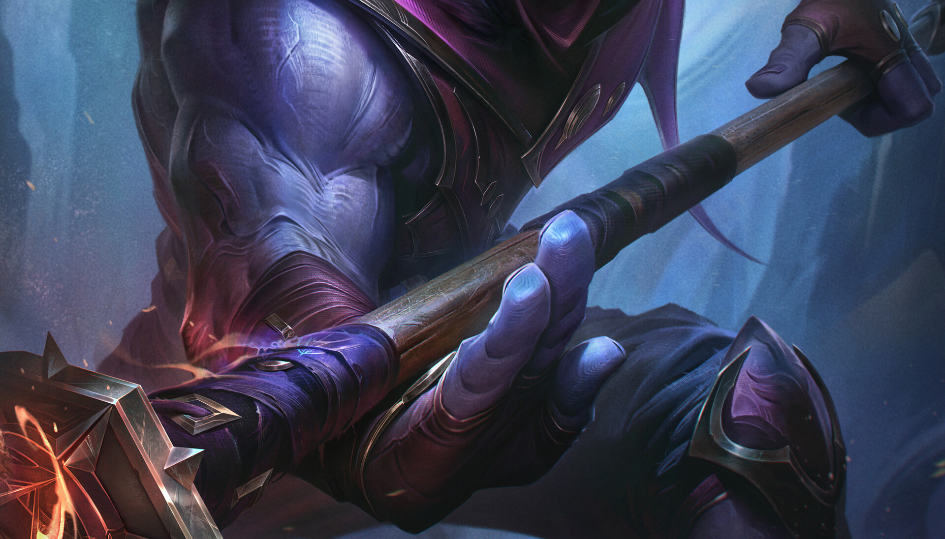 Foritis wang - League of Legends - Base Jax Splash Art