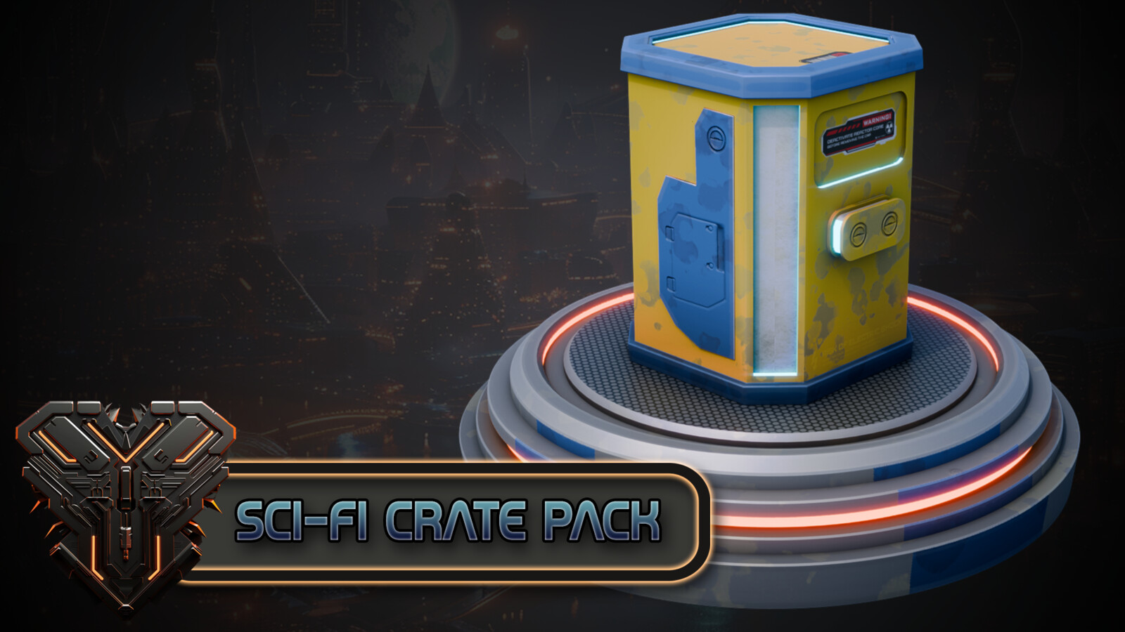 3D Tudor - Blender & Unreal Engine Massive Stylized Sci-fi Crate Pack