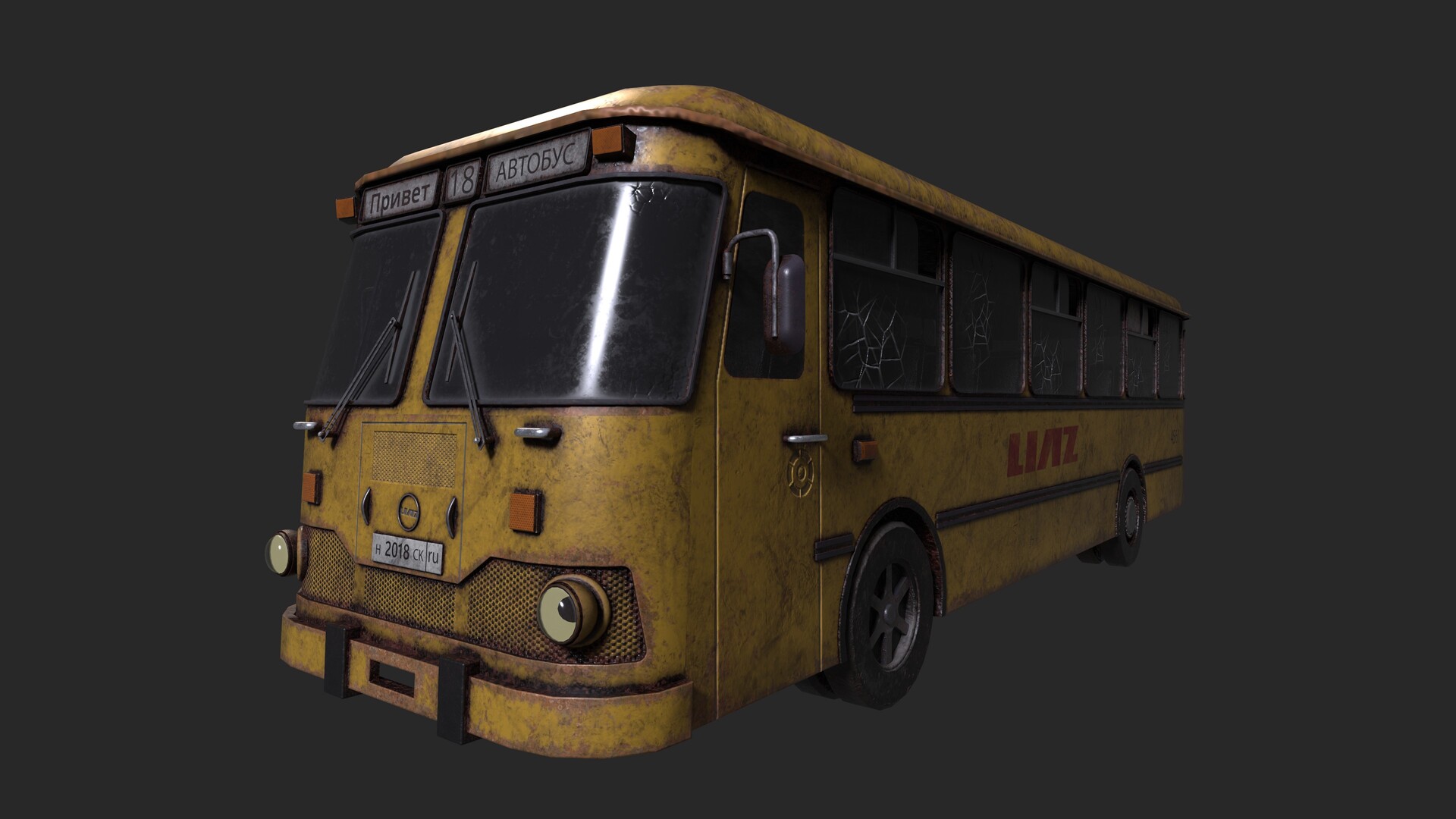 ArtStation - Soviet Bus