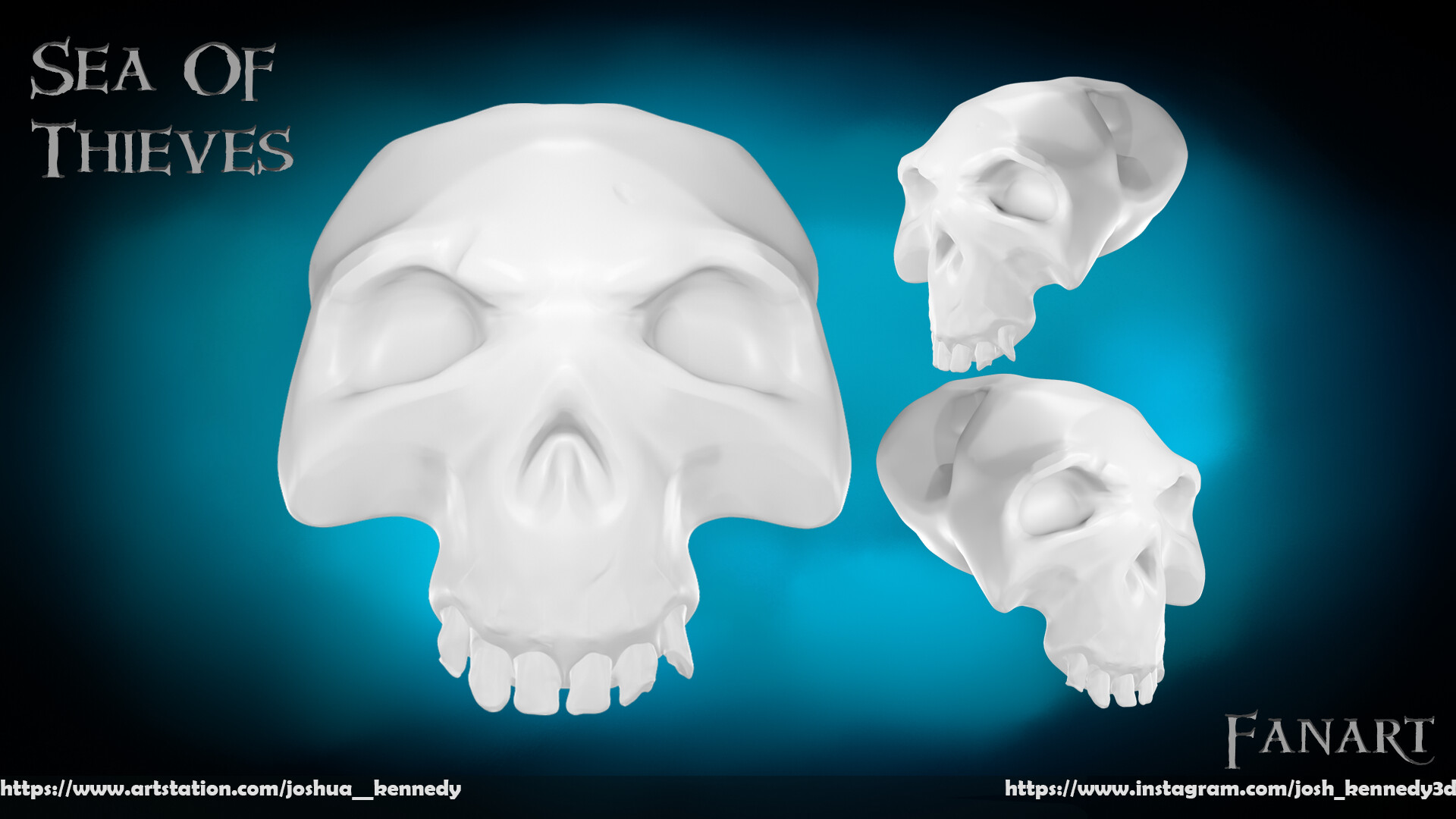 ArtStation - Fan Art - Sea Of Thieves - Skull