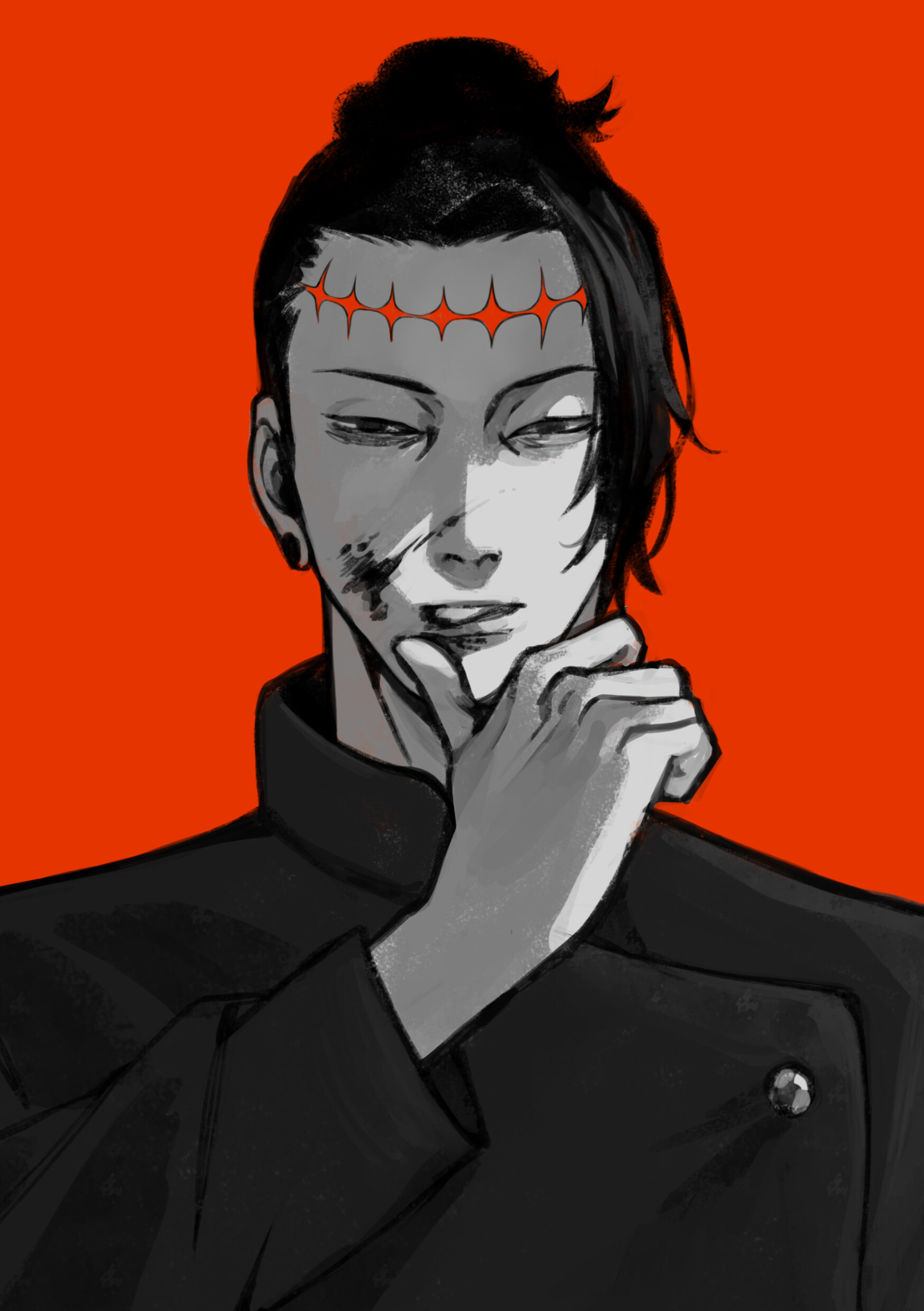 ArtStation - JJK Geto|Gojo pair icon artwork